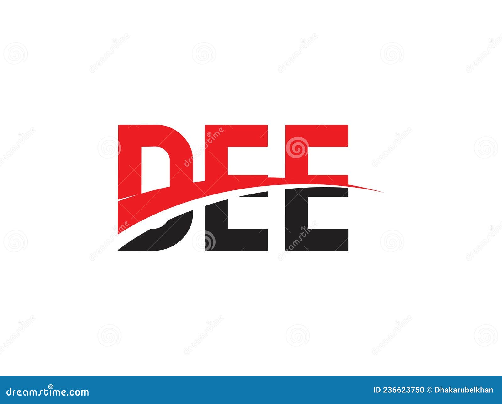 Illustration Du Vecteur De Conception Du Logo Initial De La Lettre Dee ...