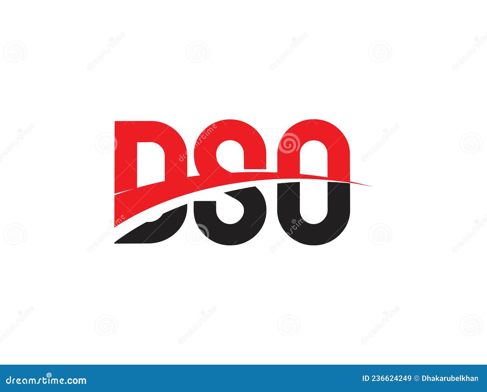 Illustration Du Vecteur De Conception Du Logo Initial De La Lettre Dso ...