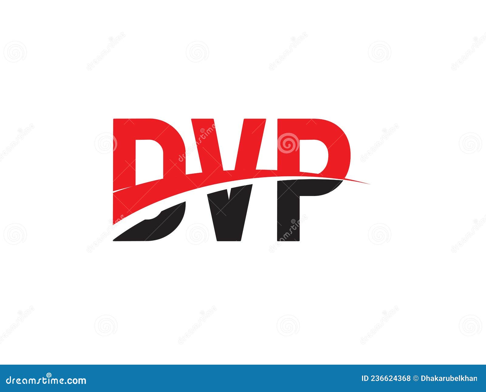 Illustration Du Vecteur De Conception Du Logo Initial De La Lettre Dvp ...