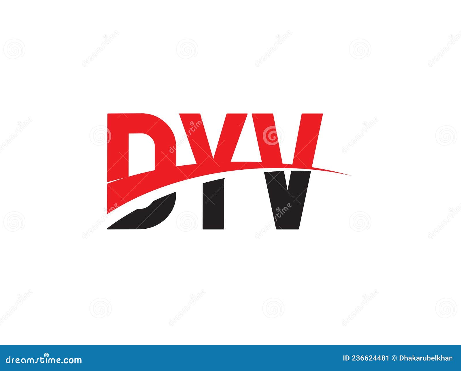 Illustration Du Vecteur De Conception Du Logo Initial De La Lettre Dyv ...