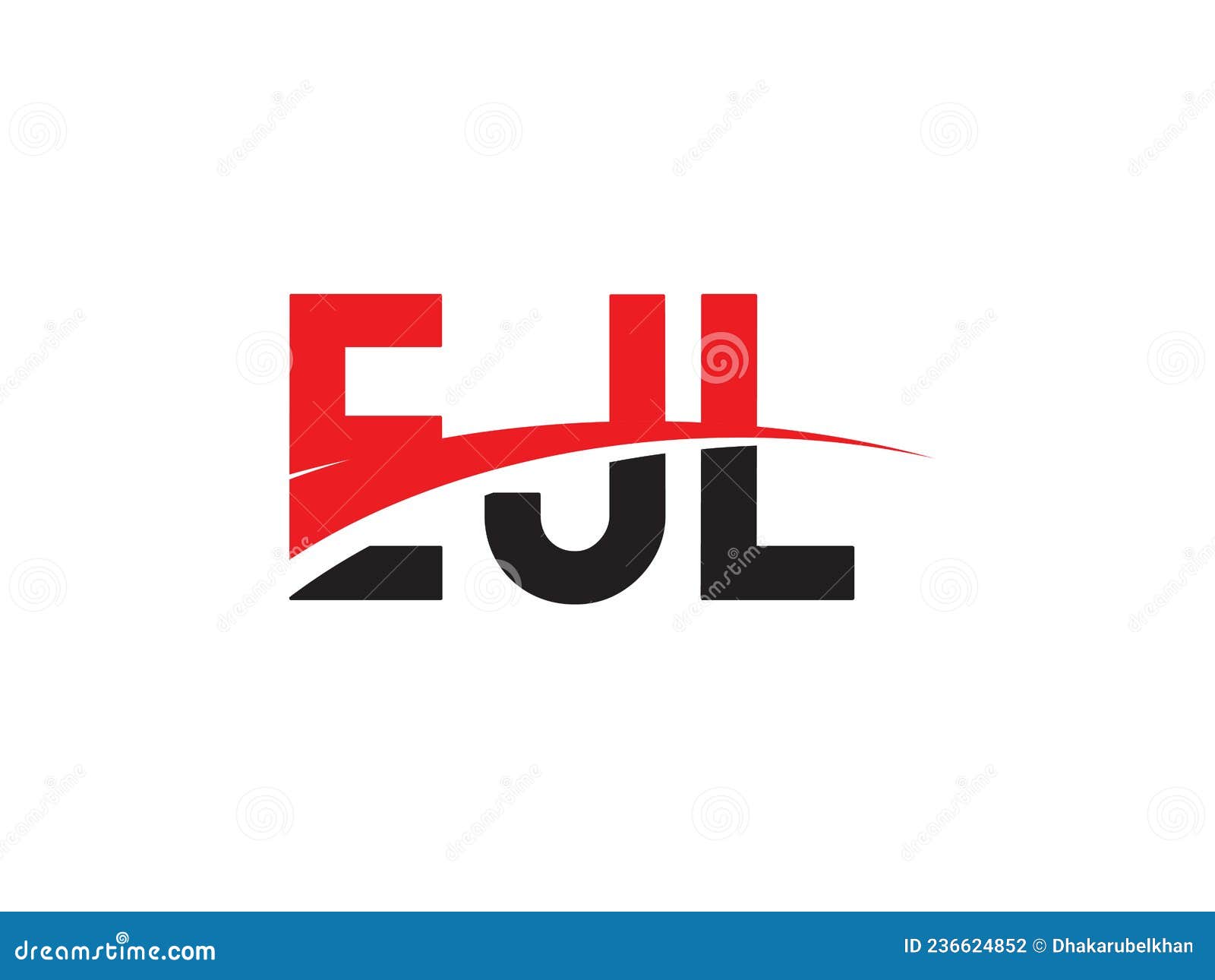 Illustration Du Vecteur De Conception Du Logo Initial De La Lettre Ejl ...