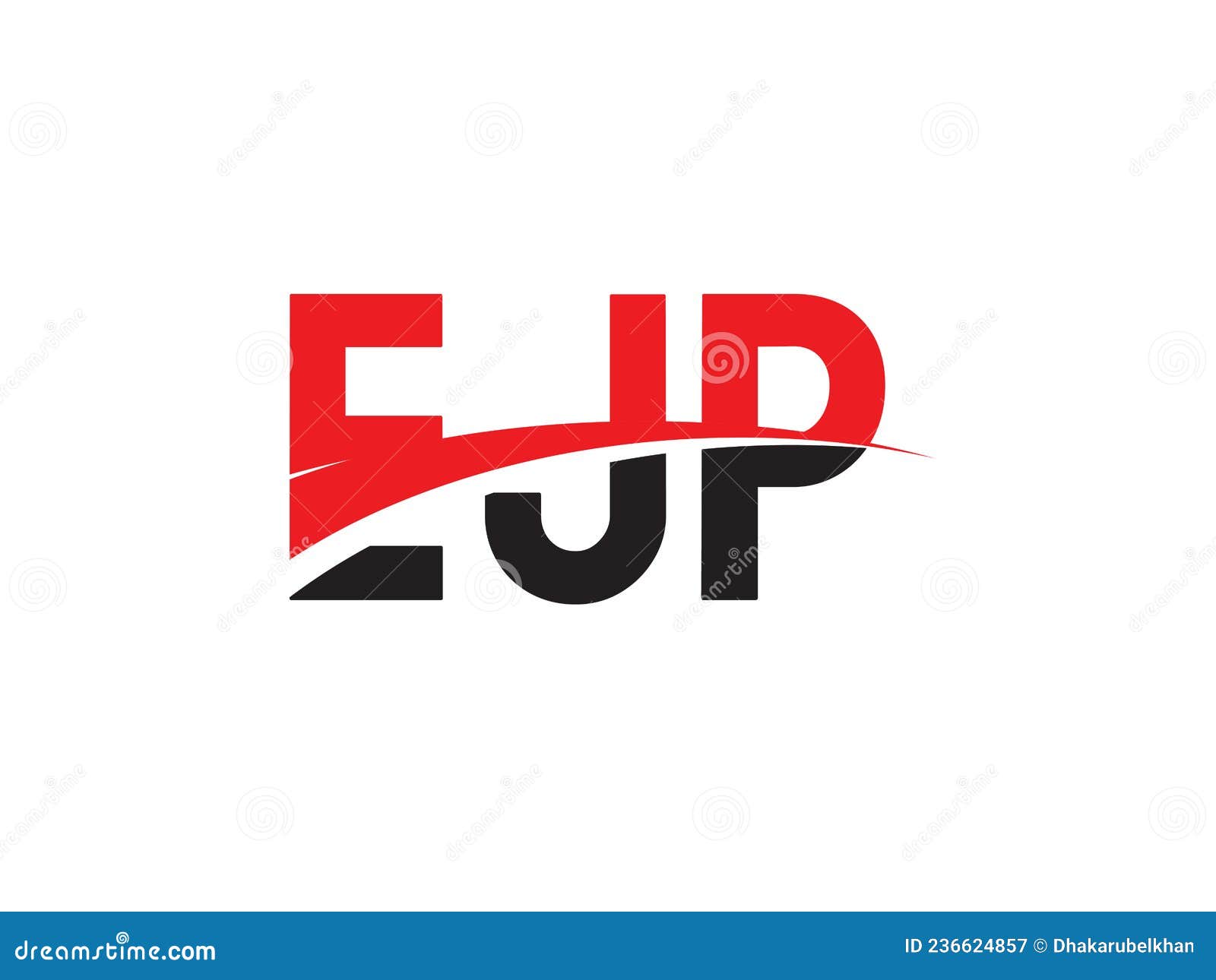 Illustration Du Vecteur De Conception Du Logo Initial De La Lettre Ejp ...