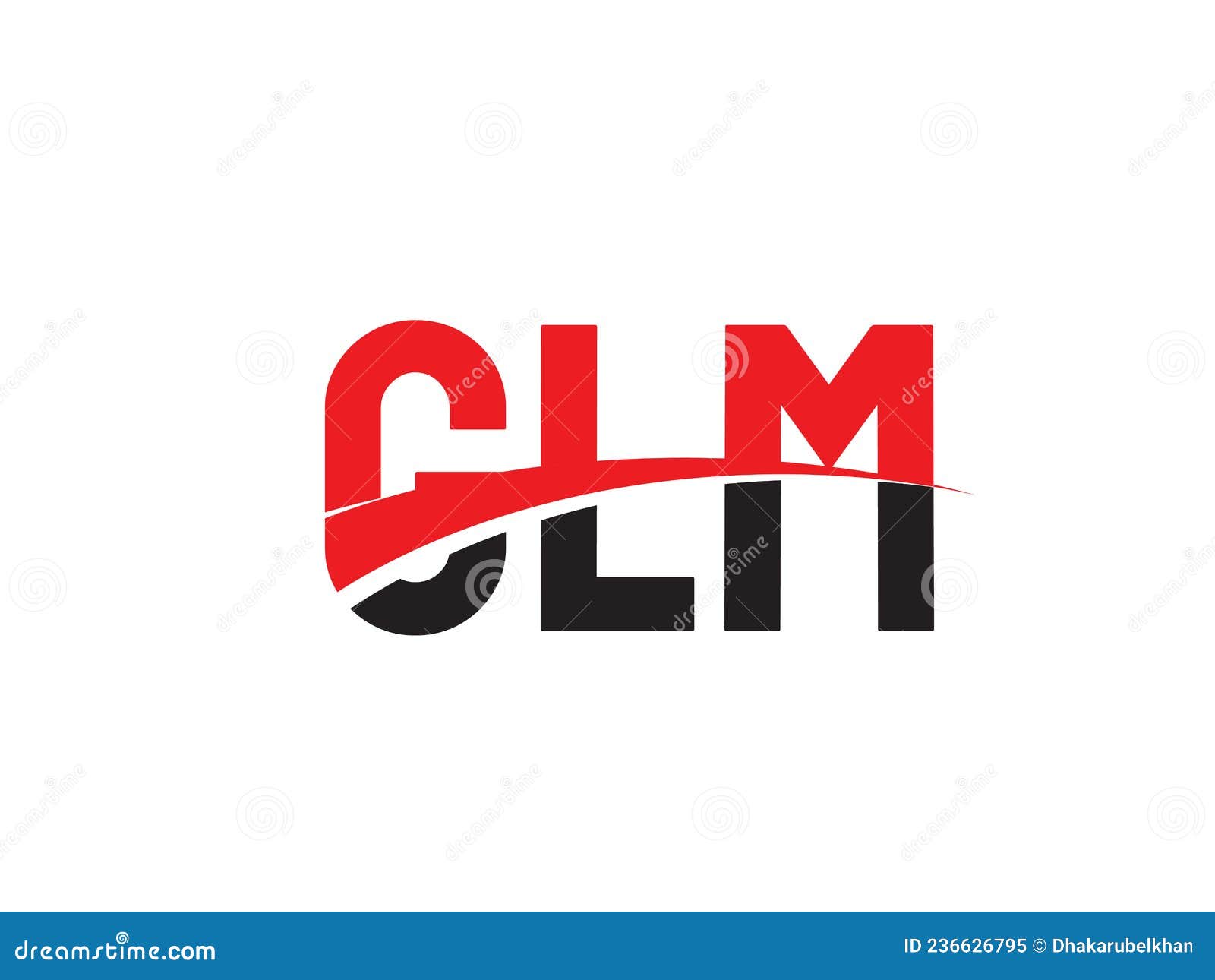 Illustration Du Vecteur De Conception Du Logo Initial De La Lettre Glm ...