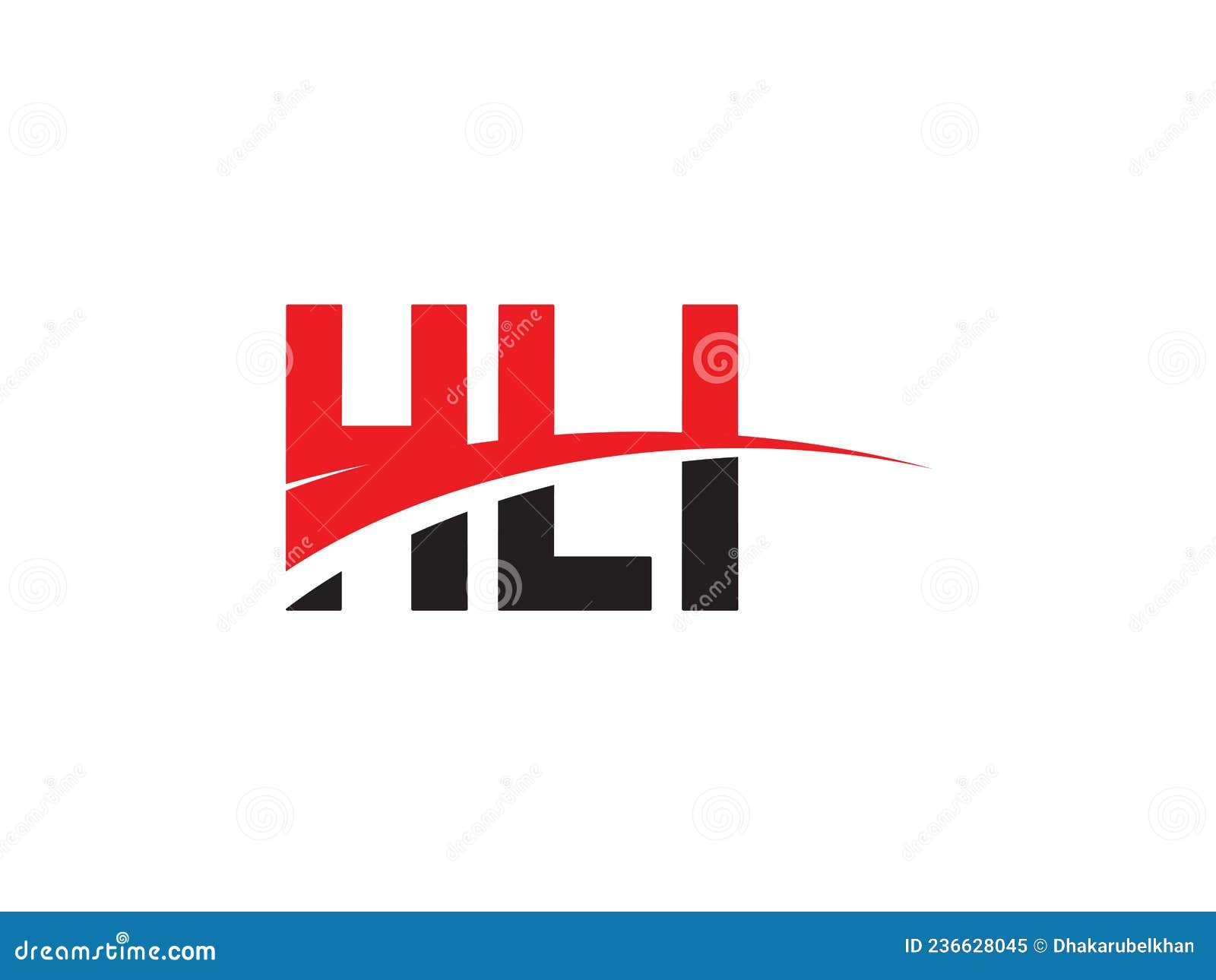 Illustration Du Vecteur De Conception Du Logo Initial De La Lettre Hli ...