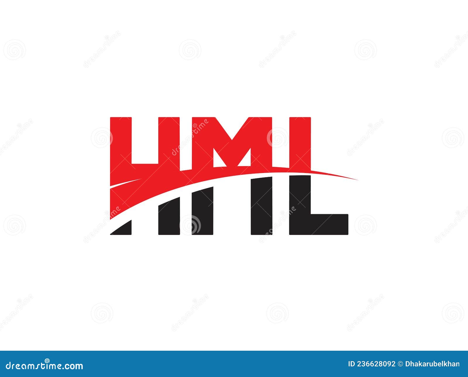 Illustration Du Vecteur De Conception Du Logo Initial De La Lettre Hml ...