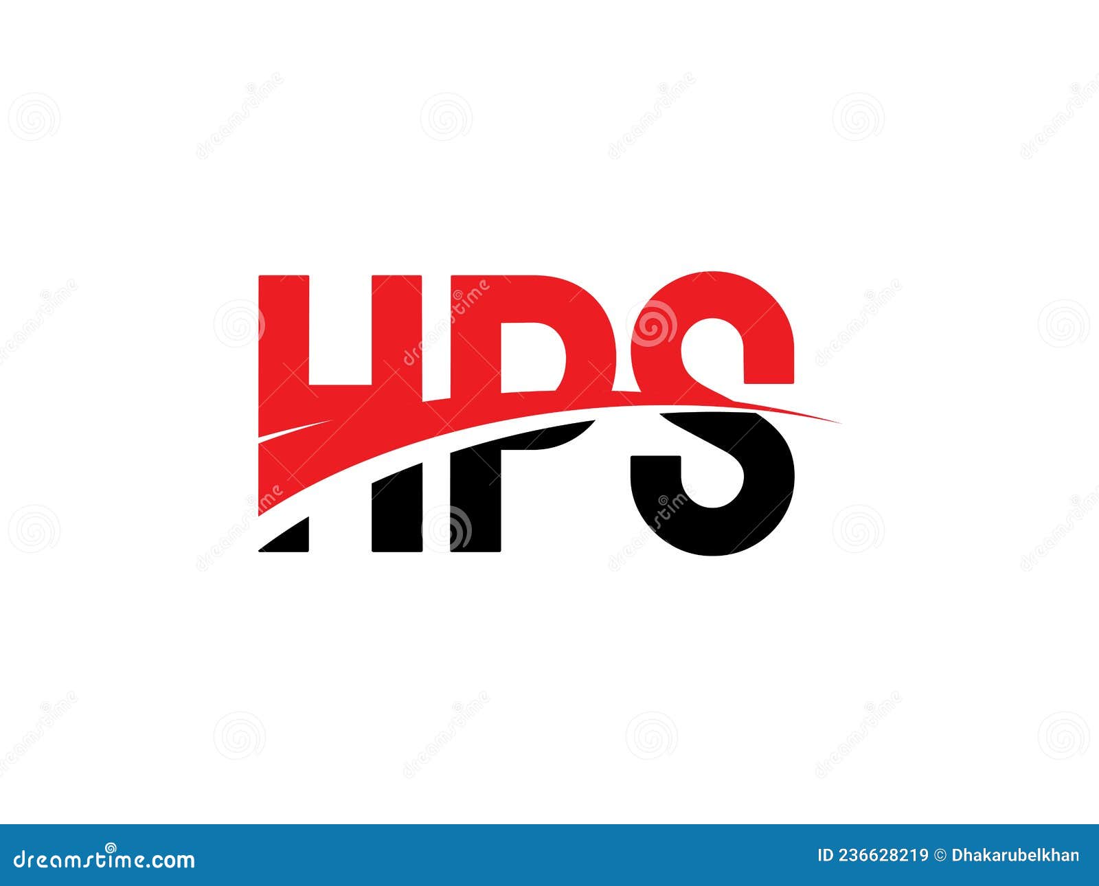 Illustration Du Vecteur De Conception Du Logo Initial De La Lettre Hps ...