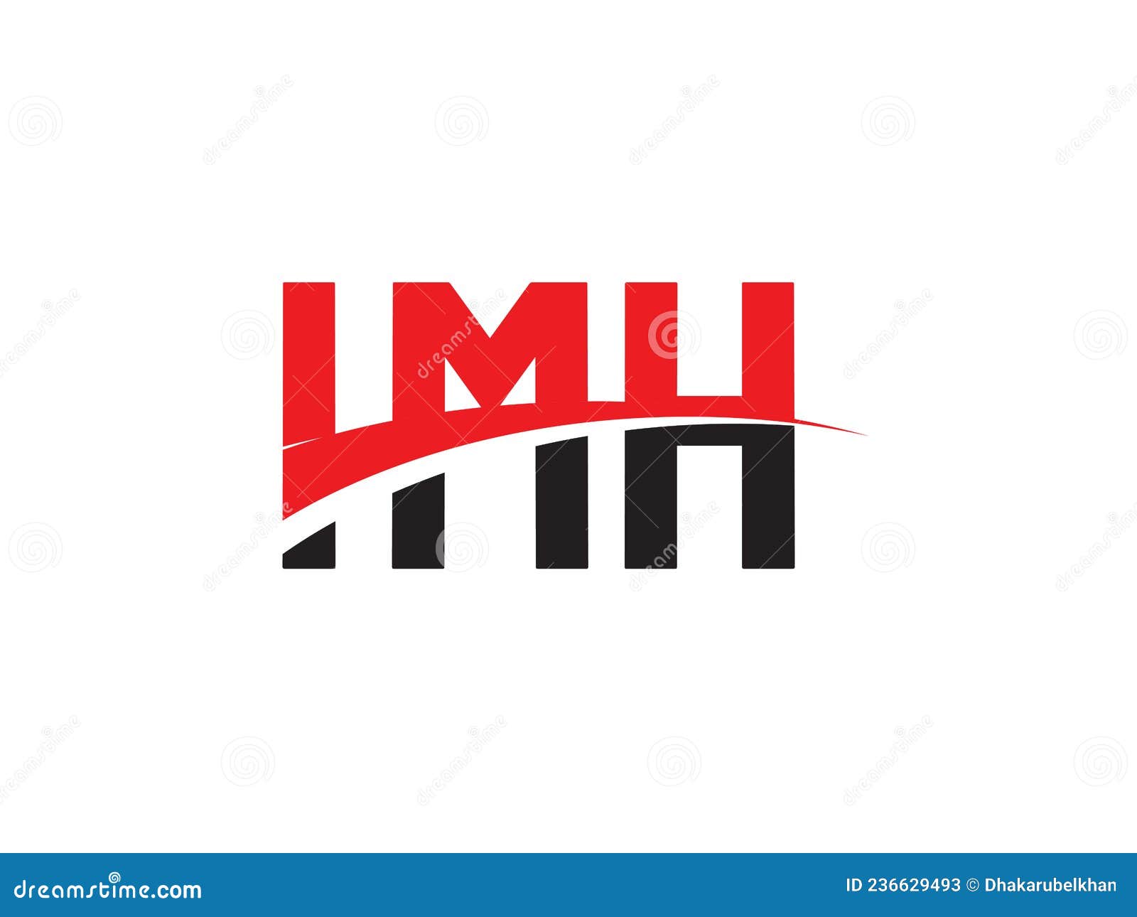 Illustration Du Vecteur De Conception Du Logo Initial De La Lettre Imm ...