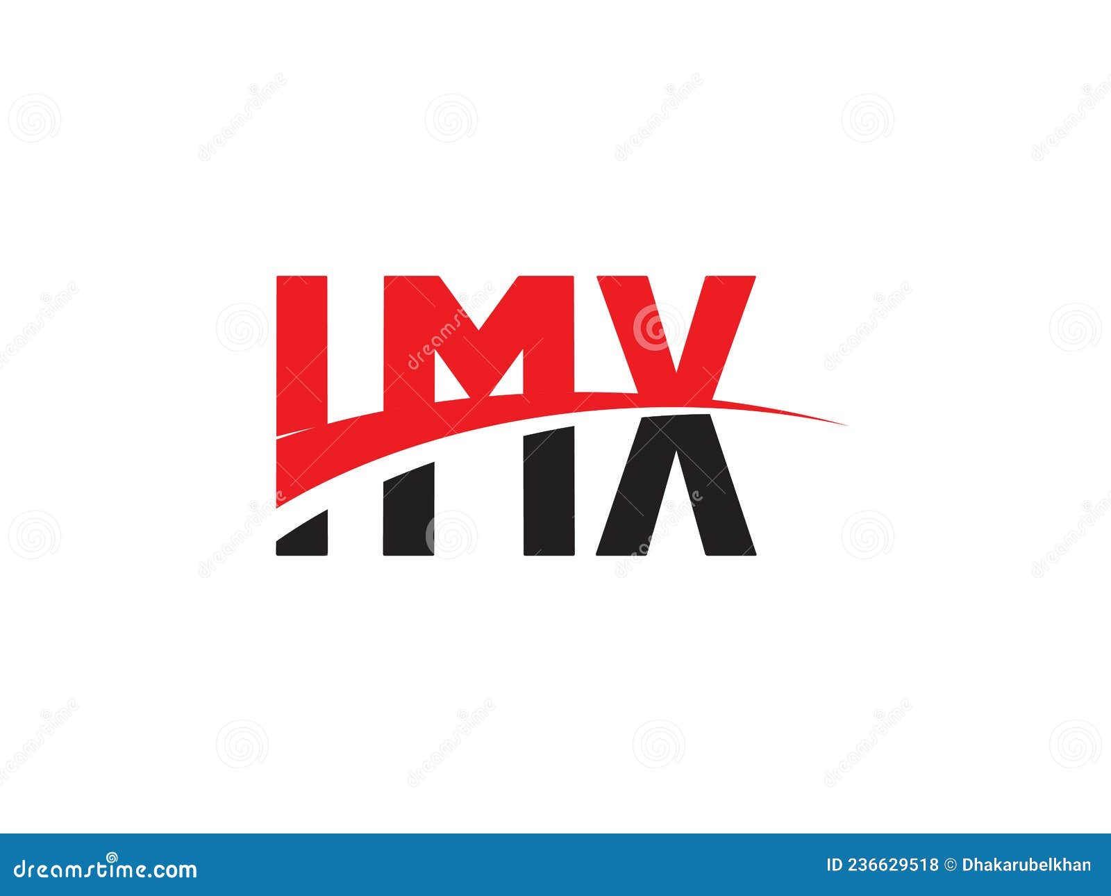 Illustration Du Vecteur De Conception Du Logo Initial De La Lettre Imx ...