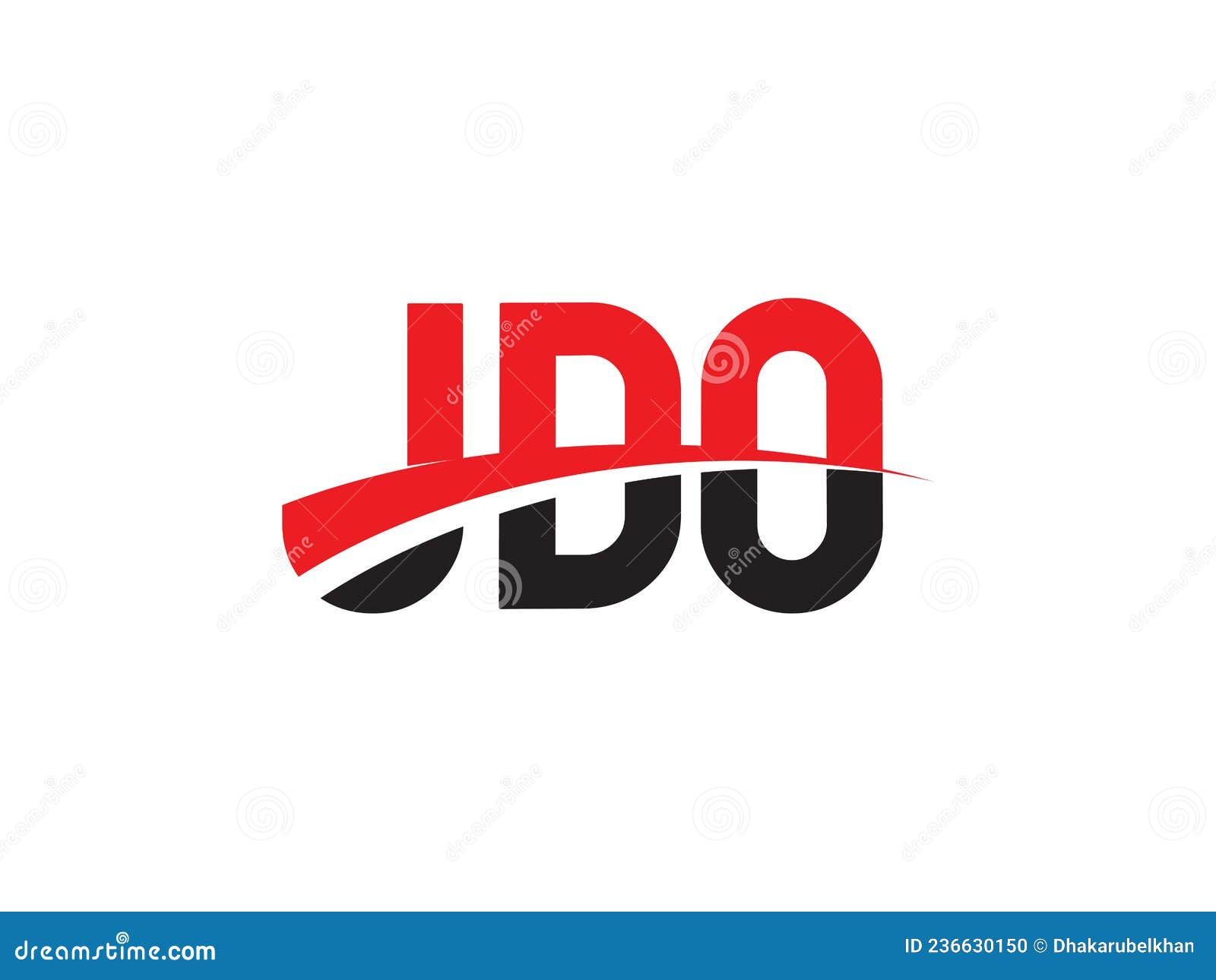 Illustration Du Vecteur De Conception Du Logo Initial De La Lettre Jdo ...