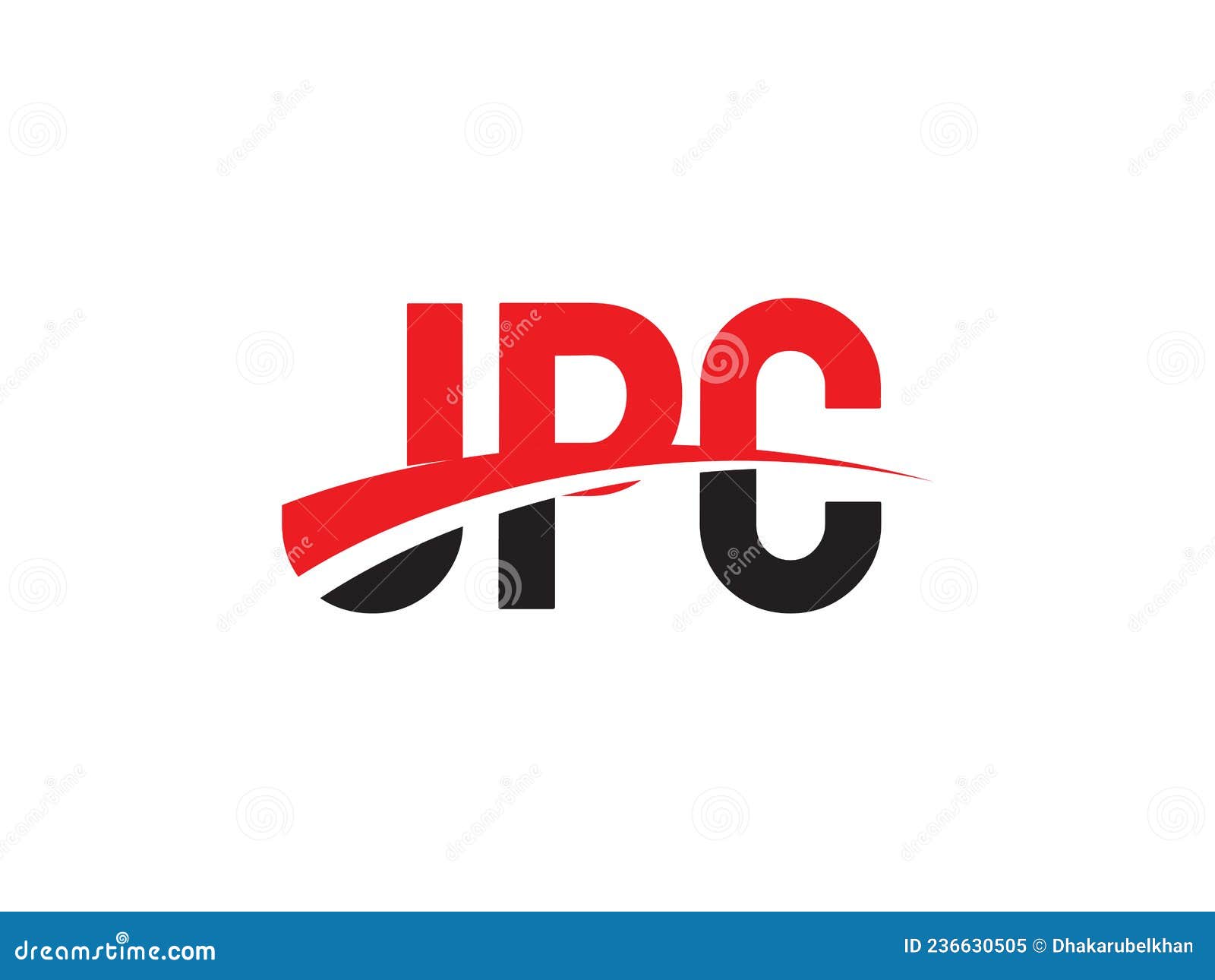 Illustration Du Vecteur De Conception Du Logo Initial De La Lettre Jpc ...