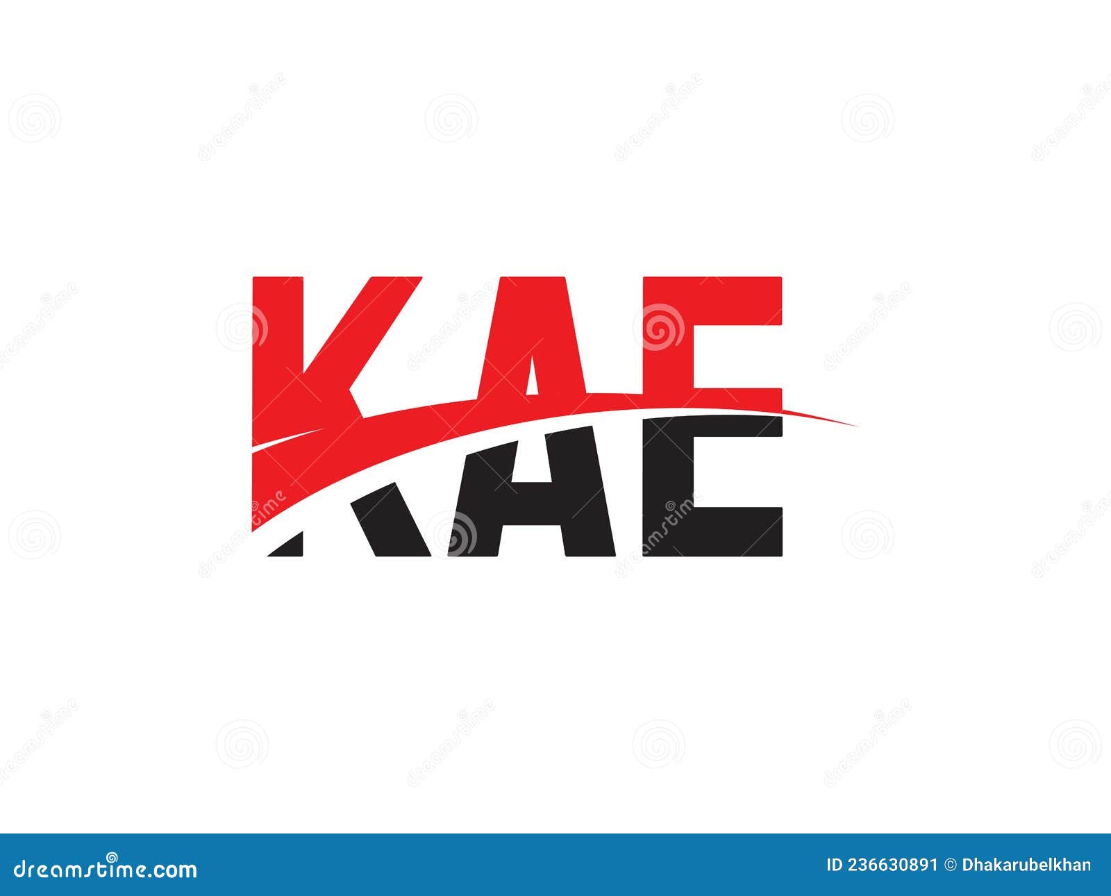 Illustration Du Vecteur De Conception Du Logo Initial De La Lettre Kae ...
