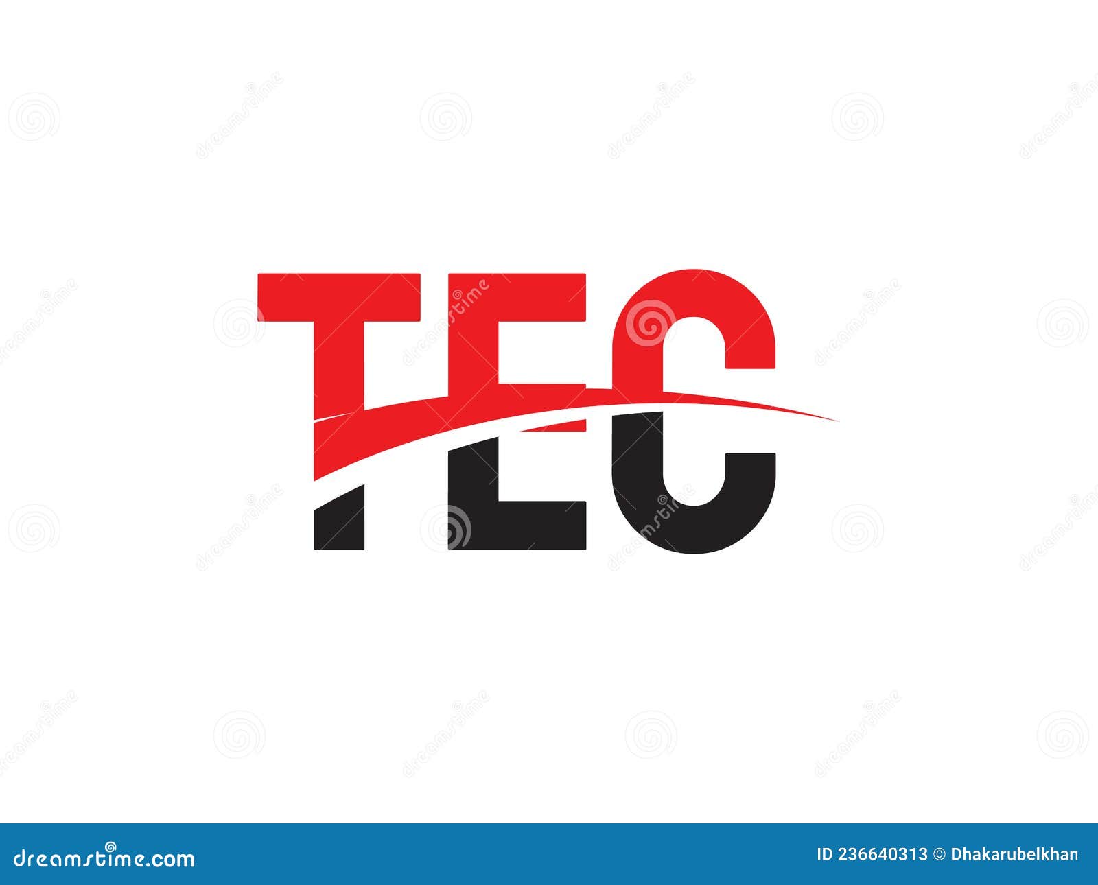 Illustration Du Vecteur De Conception Du Logo Initial De La Lettre Tec ...