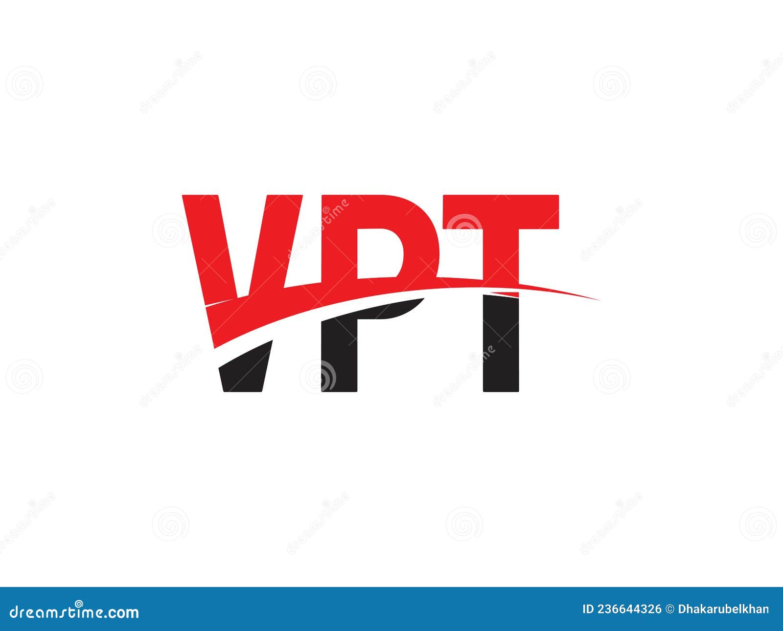 Illustration Du Vecteur De Conception Du Logo Initial De La Lettre Vpt ...