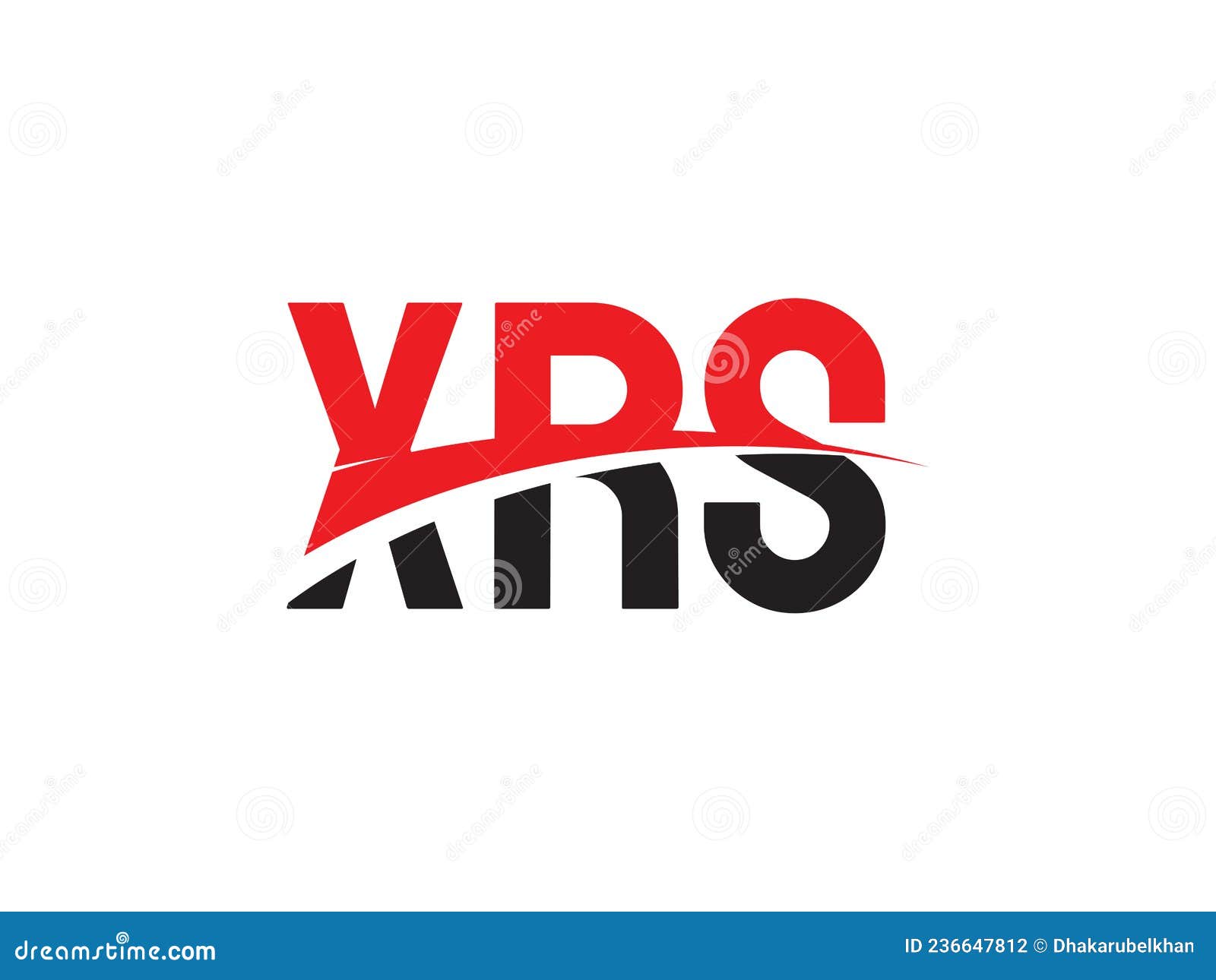 Illustration Du Vecteur De Conception Du Logo Initial De La Lettre Xrs ...