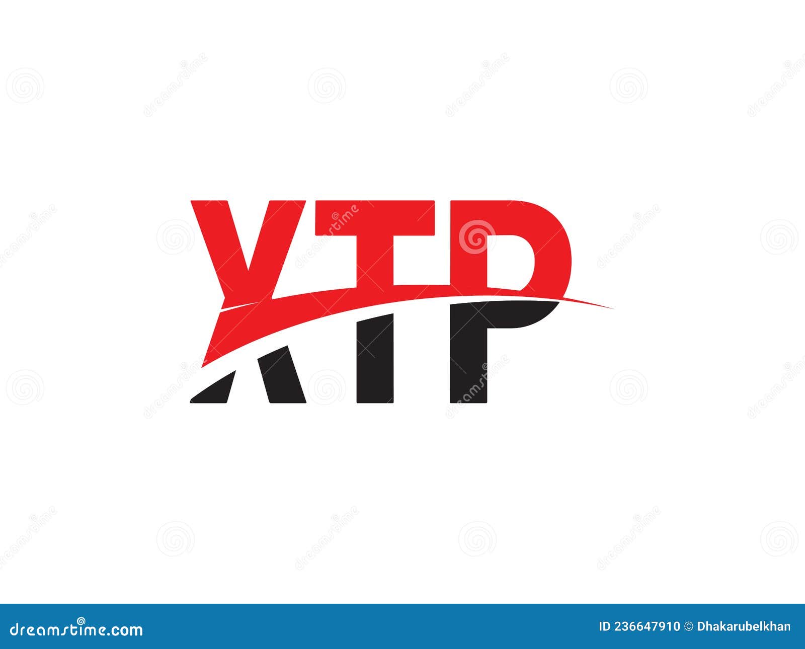 Illustration Du Vecteur De Conception Du Logo Initial De La Lettre Xtp ...