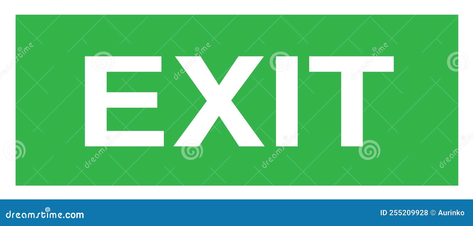 Illustration Du Vecteur Du Panneau De Sortie Illustration de Vecteur ...