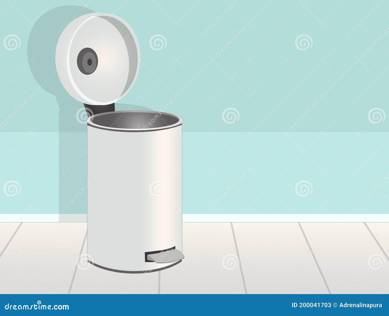 Illustration of dustbin stock illustration. Illustration of ...