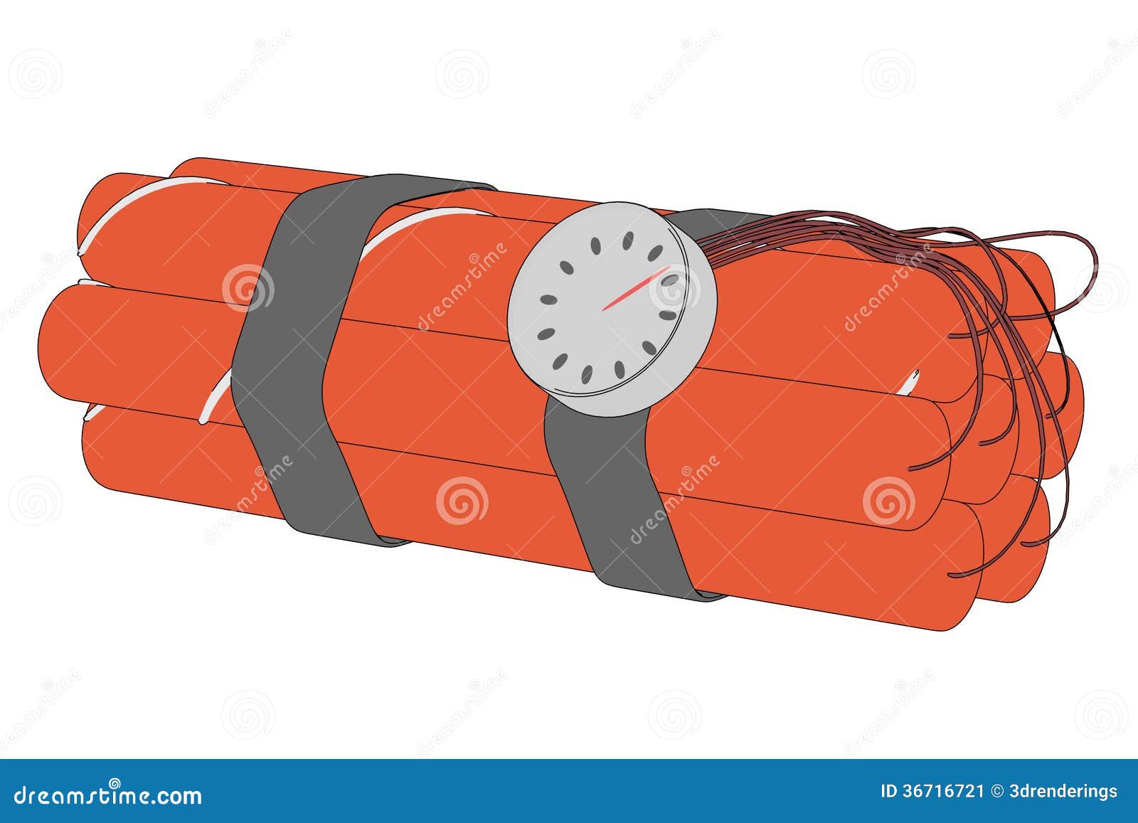 Illustration of Dynamite Pack Stock Illustration - Illustration of boom ...