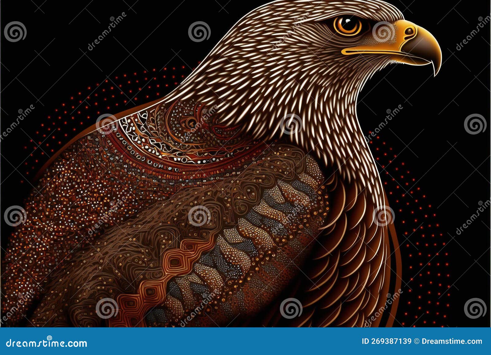 Eagle Aboriginal Art, Digital Illustration Painting, Animals, Birds ...