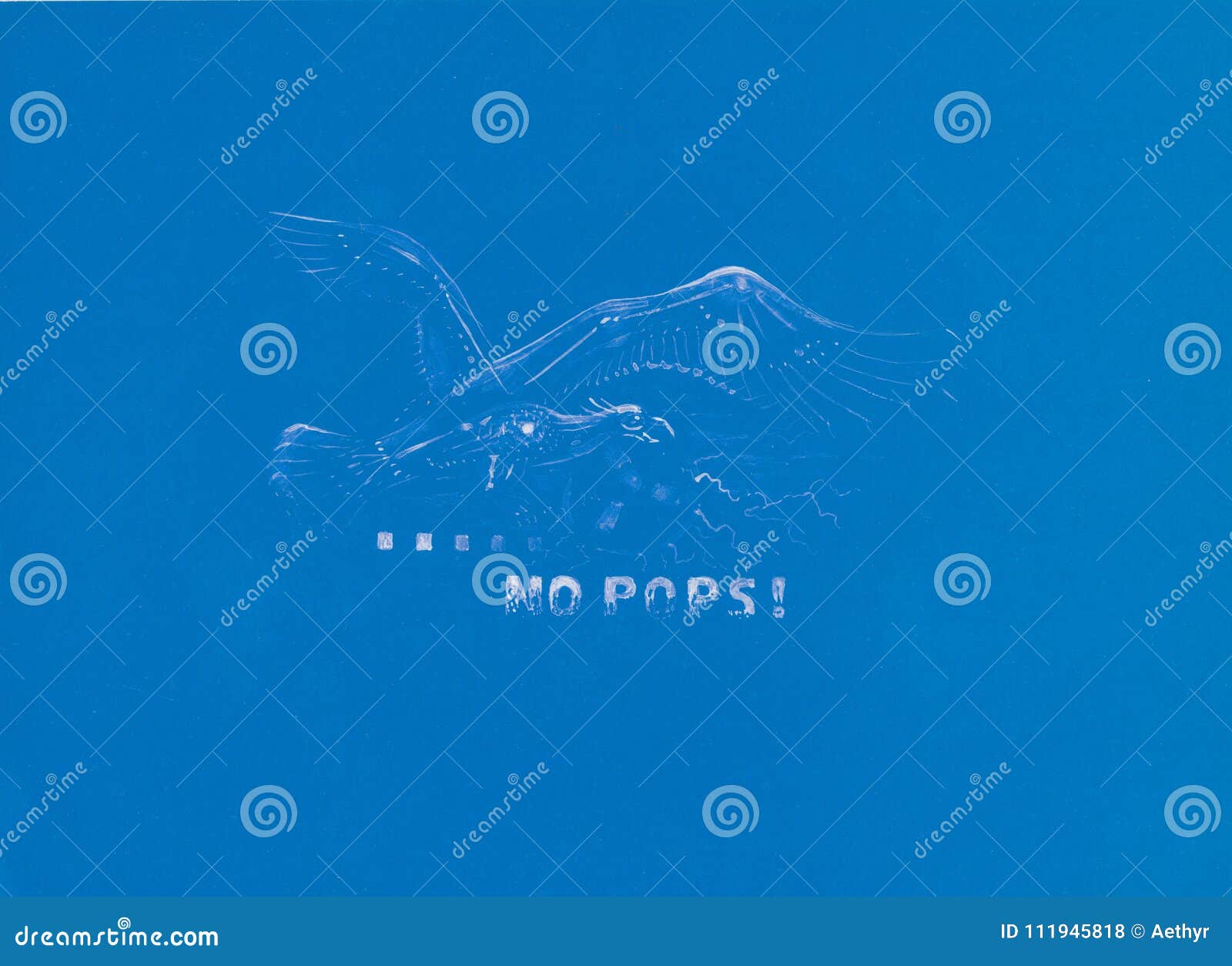 Eagle and Sign NO POPS stock photo. Image of colourful - 111945818