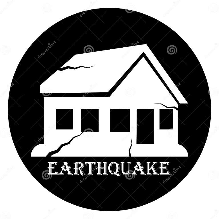 Illustration of Earthquake Logo Icon Design Stock Vector - Illustration ...