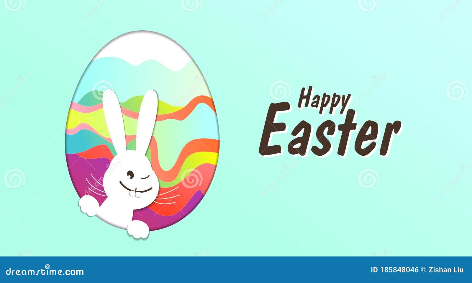 An Illustration of an Easter Theme that Can Be Used in the Design of a ...