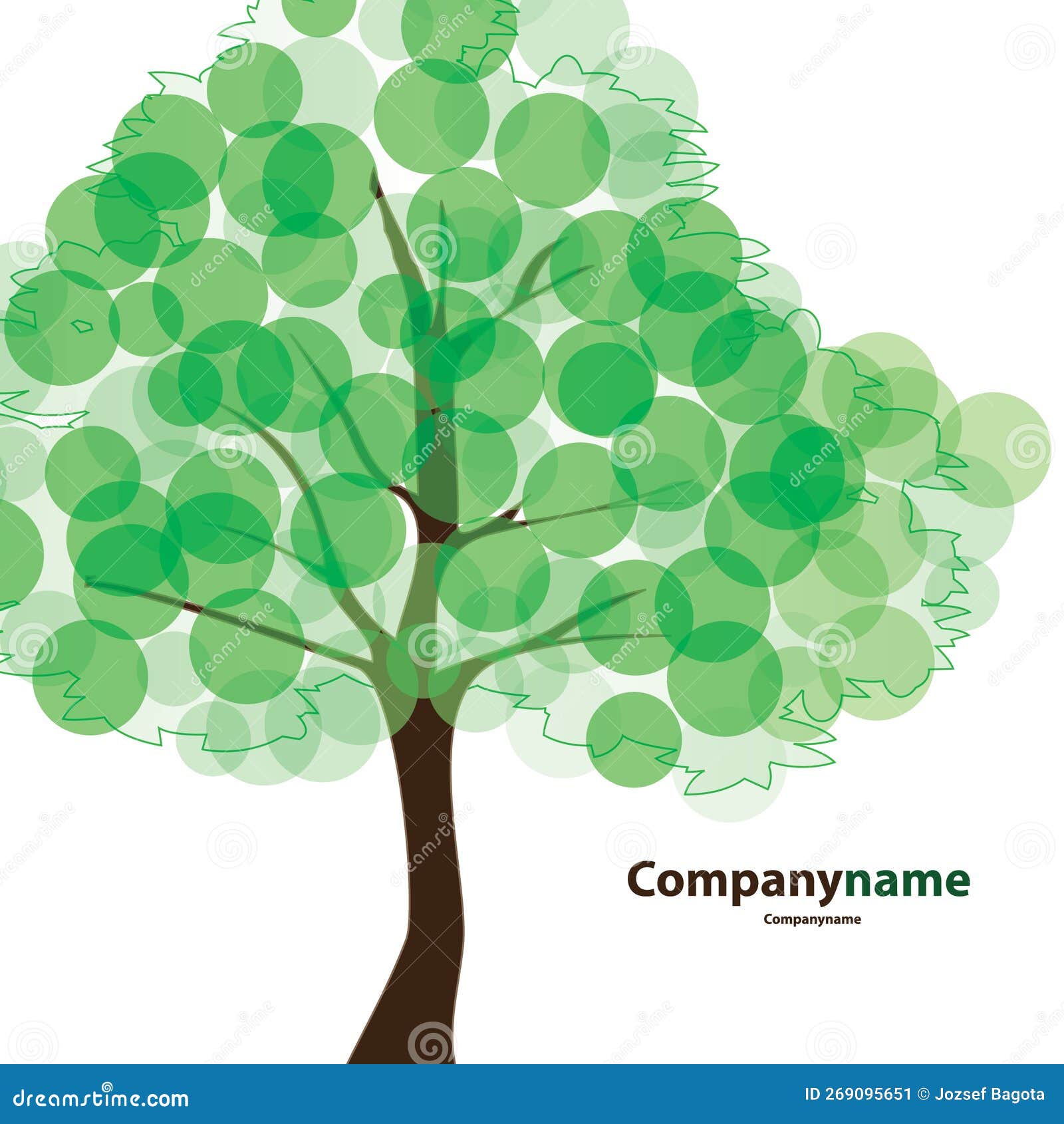 Abstract Background Vector - Tree Stock Vector - Illustration of ...