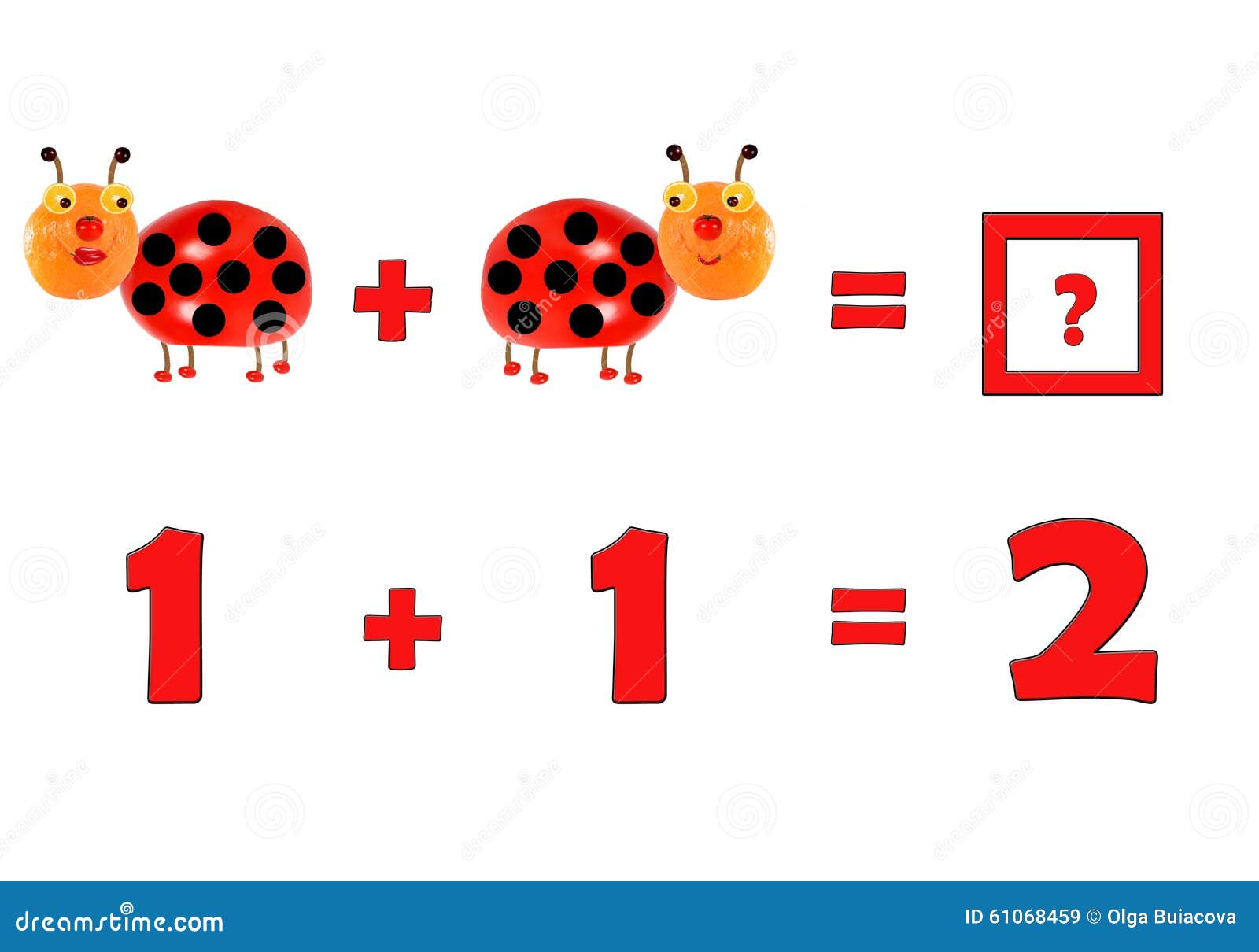 Illustration of Education Mathematics for Preschool Children Stock ...