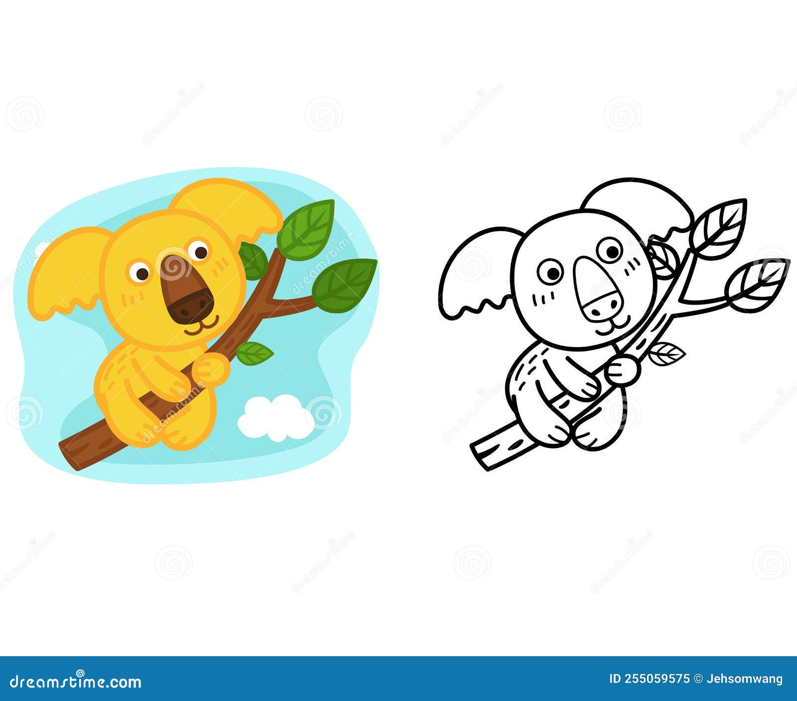 Animal Zoo Koala Bear Style Font Letters Words Word Alphabet ...