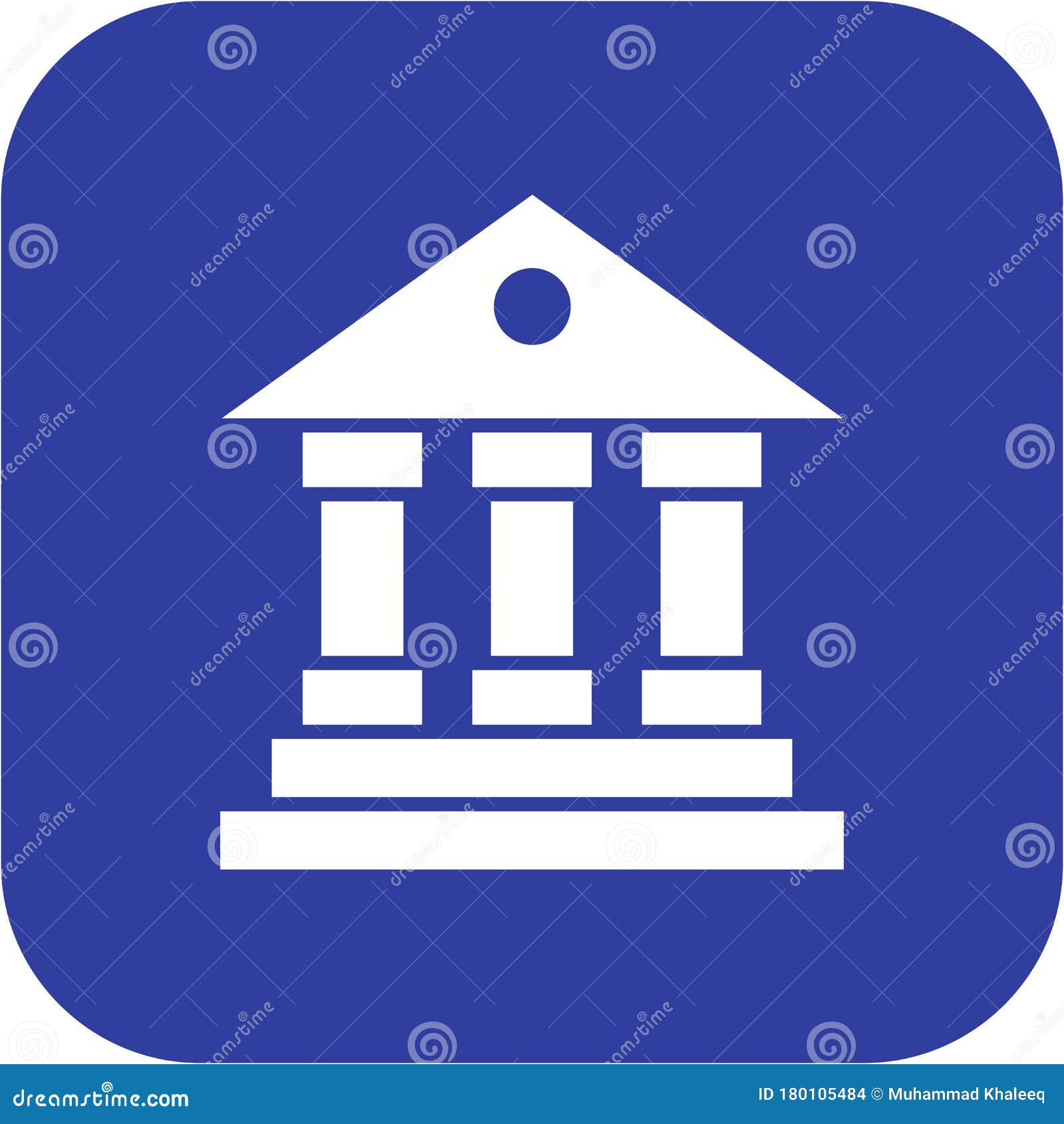 Illustration Educational Institute Icon for Personal and Commercial Use ...