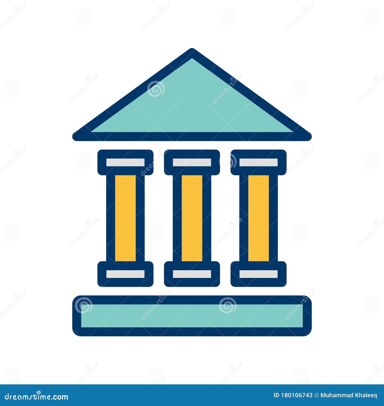 Illustration Educational Institute Icon for Personal and Commercial Use ...