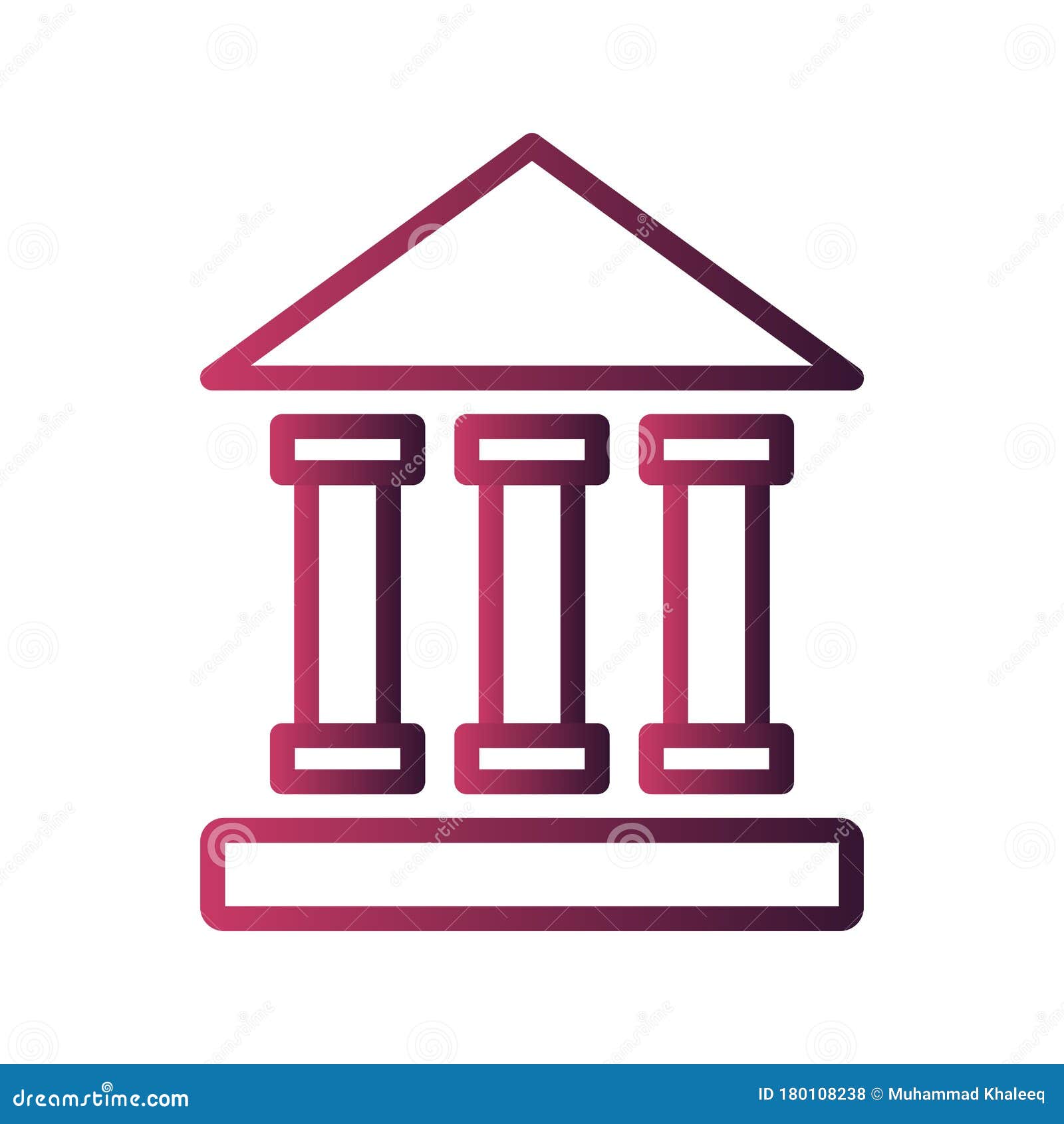 Illustration Educational Institute Icon for Personal and Commercial Use ...