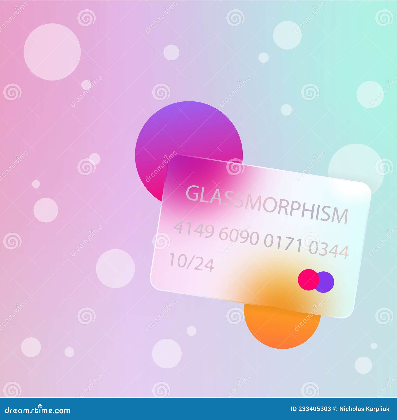 Glassmorphism Vector Concept. Glass Effect Login Page. Mobile App Login ...