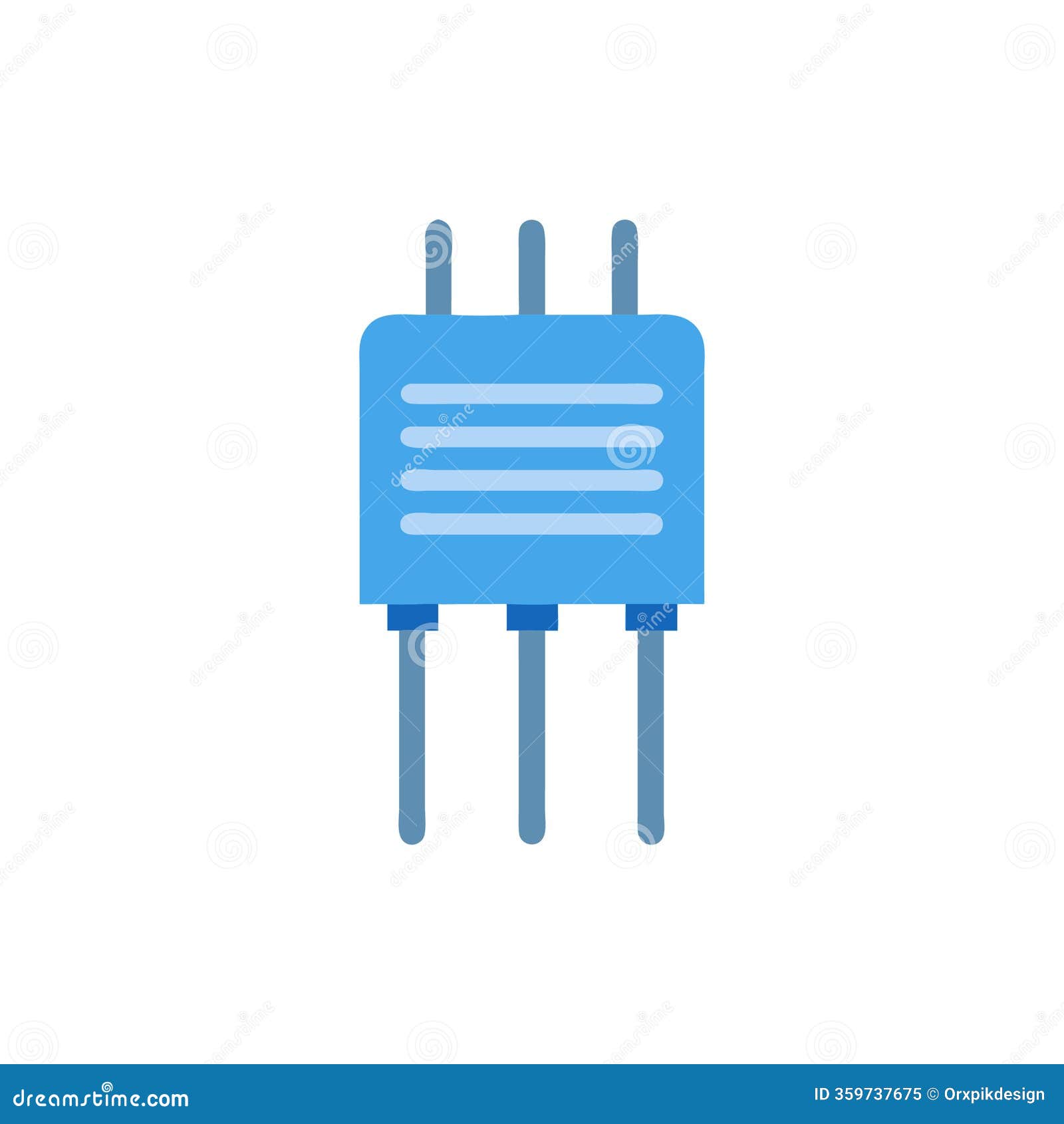 Efficient Semiconductor Heater for Fast Heating Stock Illustration ...