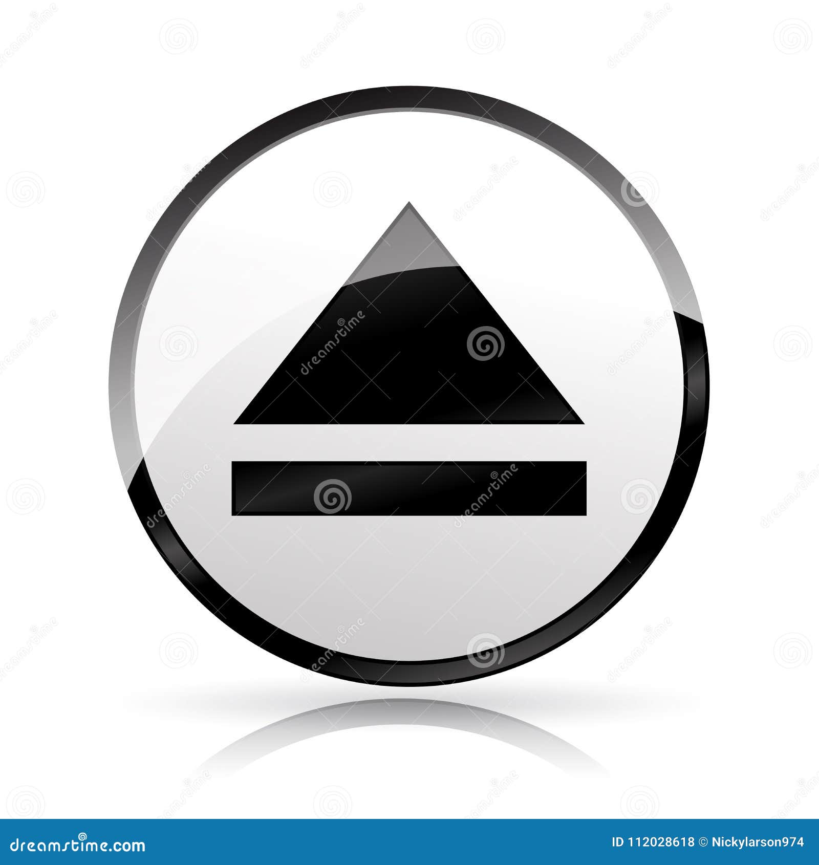 Eject Icon Vector | CartoonDealer.com #161465640
