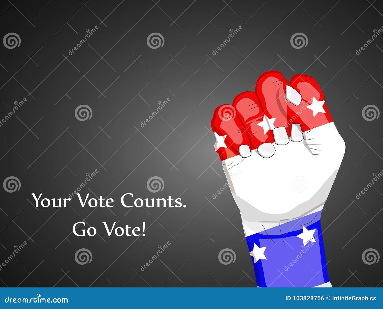 Illustration of Election Day Background Stock Vector - Illustration of ...