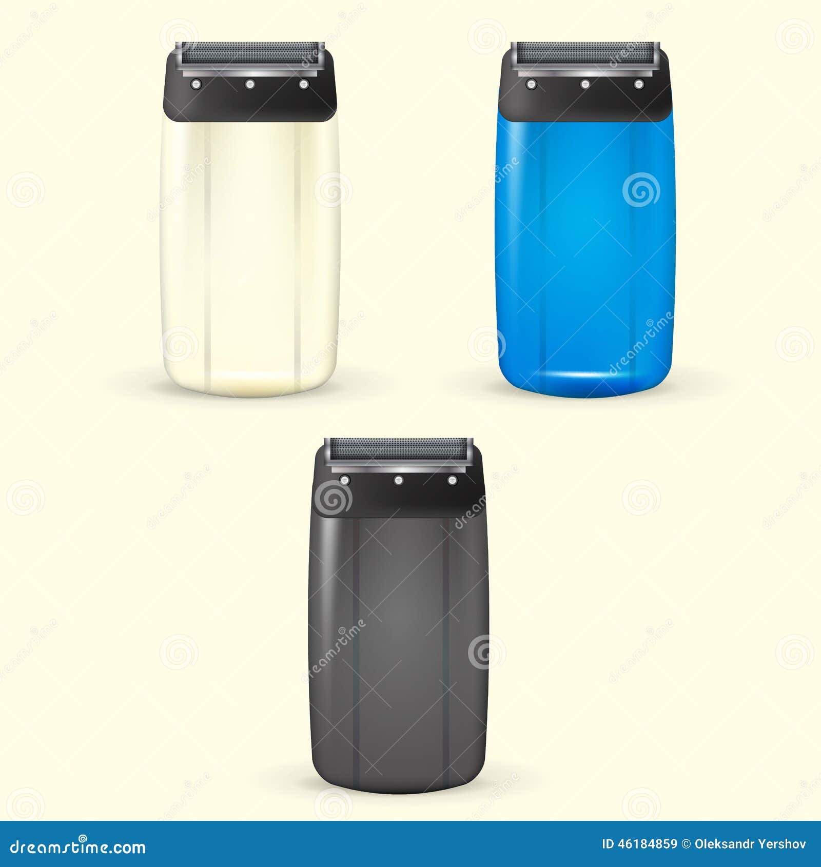 Illustration of Electric Shavers Stock Vector - Illustration of handle ...