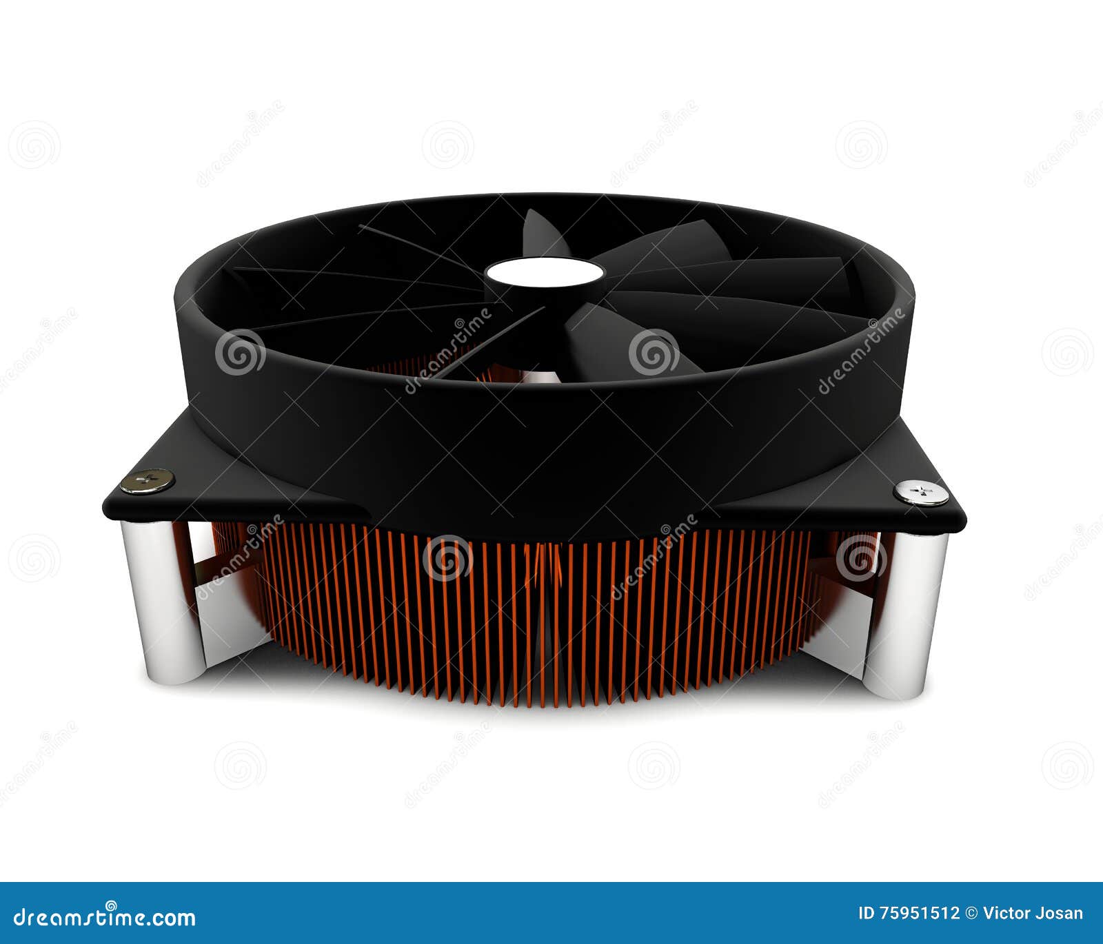 Illustration of Electrical Components on White Background Stock ...