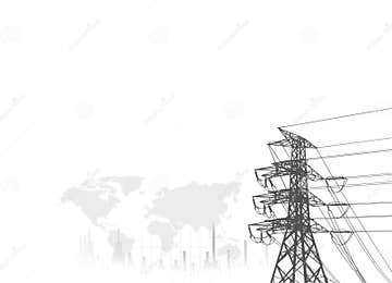 Illustration. Electrical Power System Presentation and Electrical ...