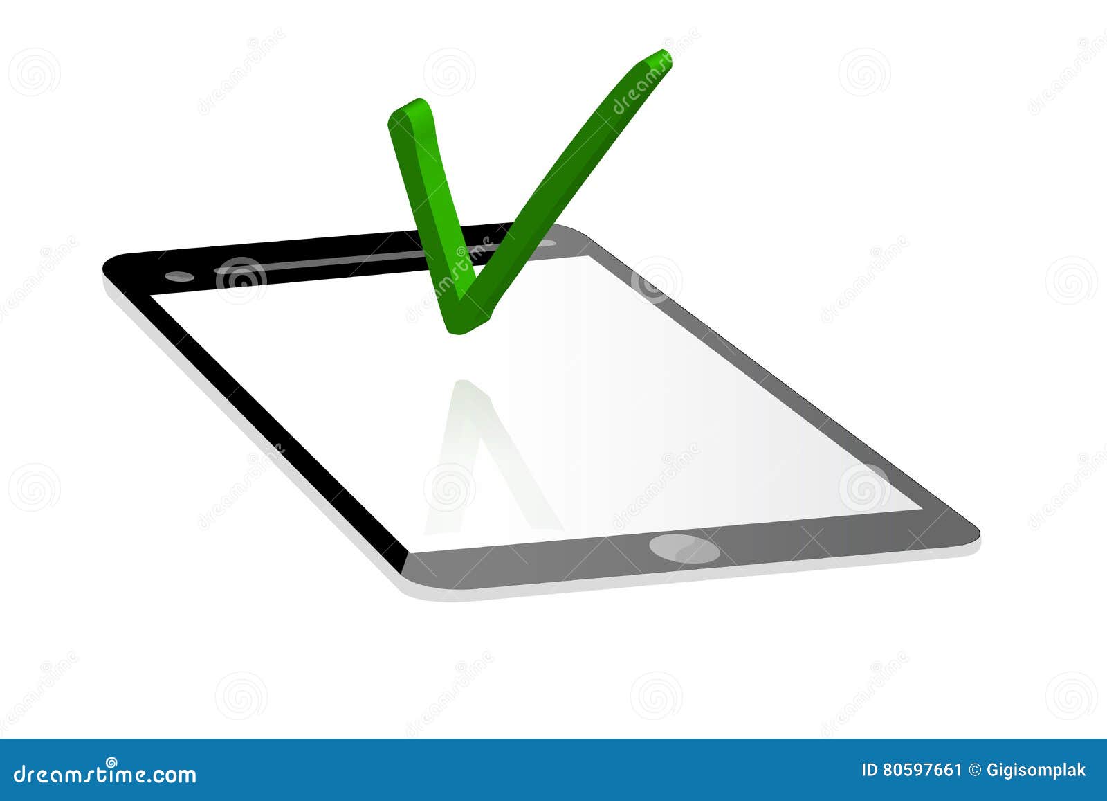 Illustration for Electronic Vote Stock Vector - Illustration of ...