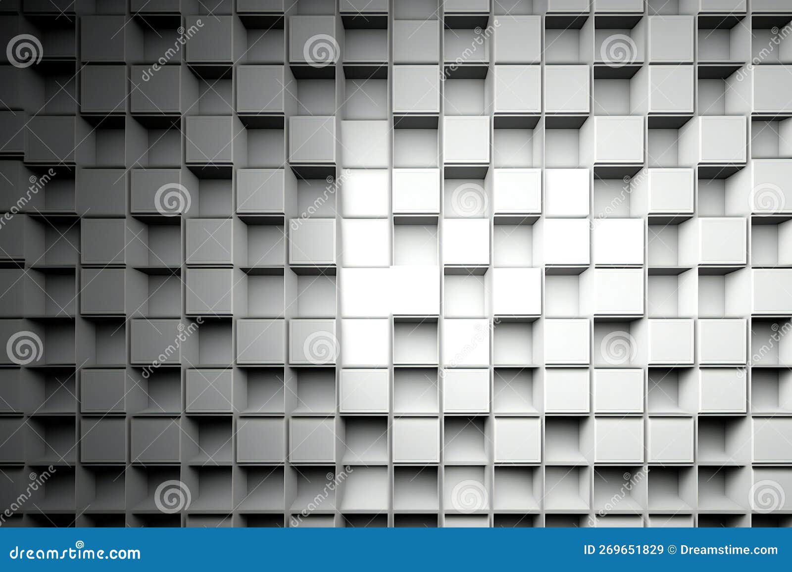 Elegant Gray and White Squares Pattern Background, Abstract ...