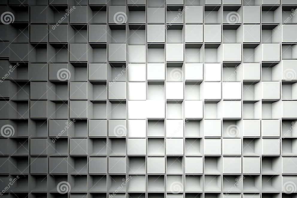 Elegant Gray and White Squares Pattern Background, Abstract ...