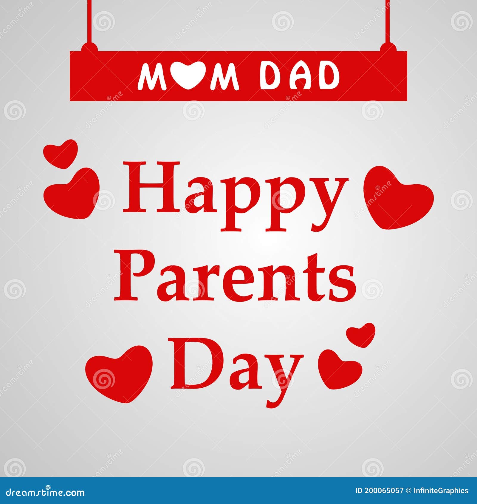 Illustration of Background for Parents Day Stock Vector - Illustration ...