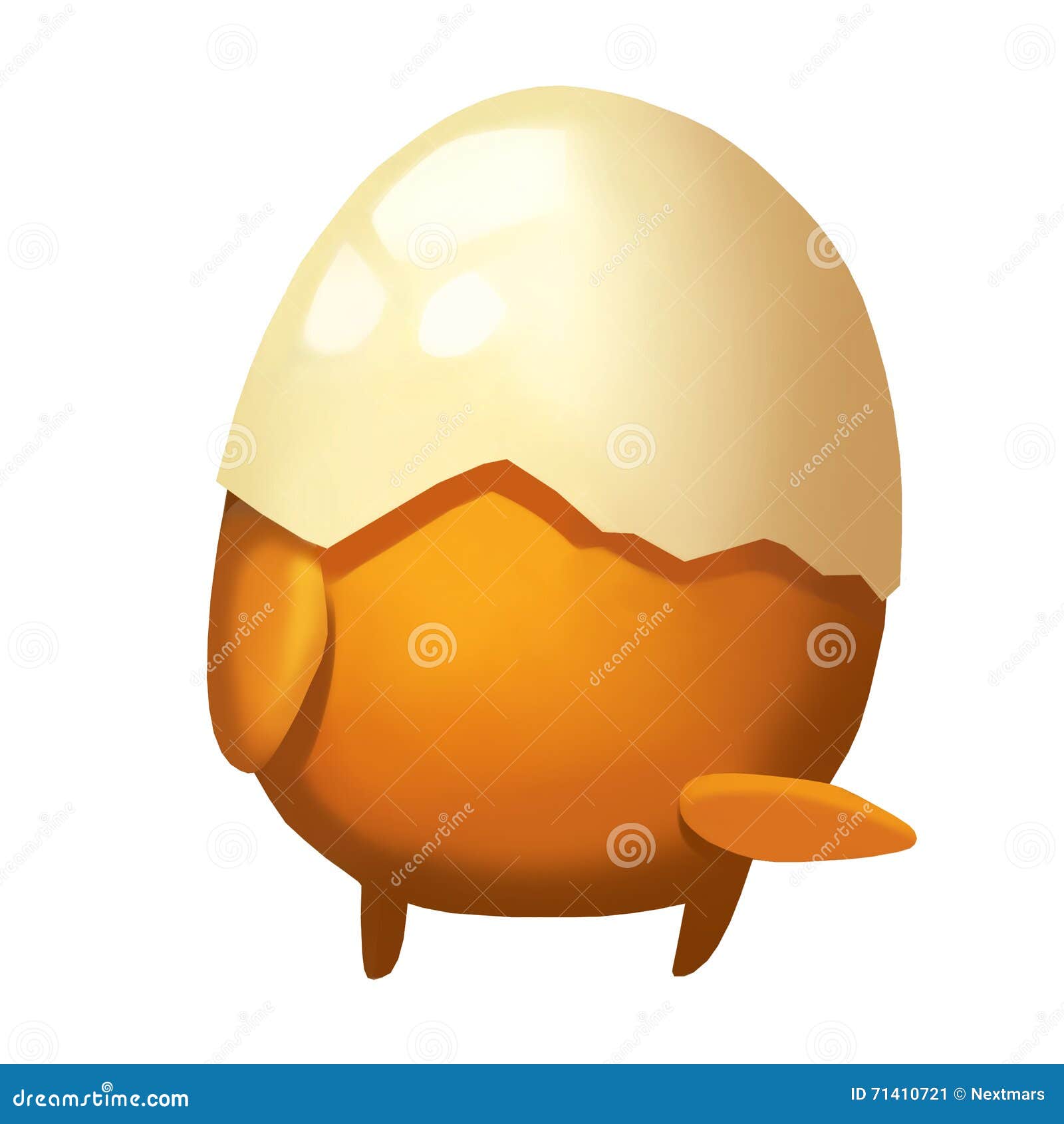 Illustration: Elements Set: Running Egg. Stock Illustration ...