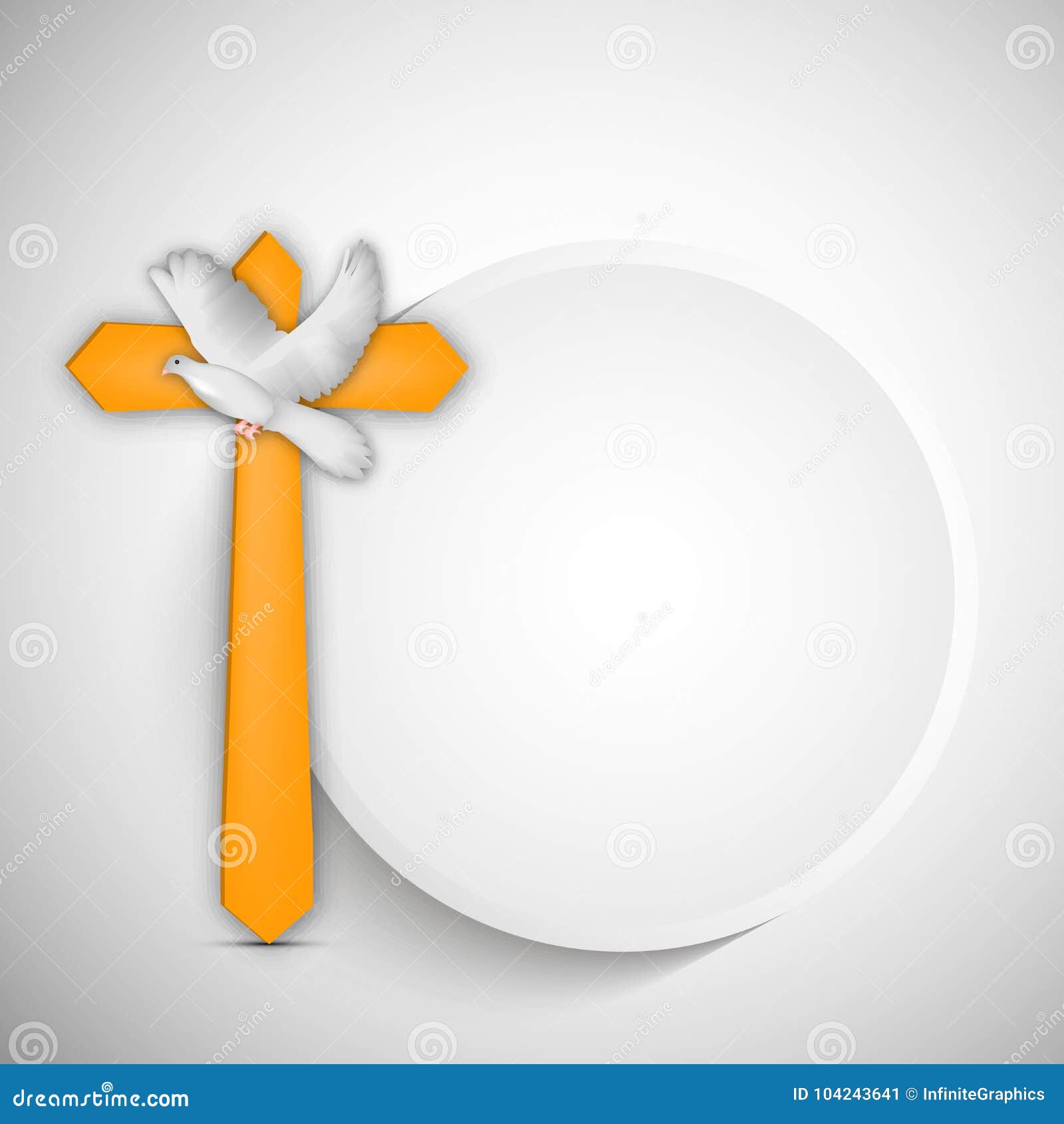 Illustration of Trinity Sunday Background Stock Vector - Illustration ...