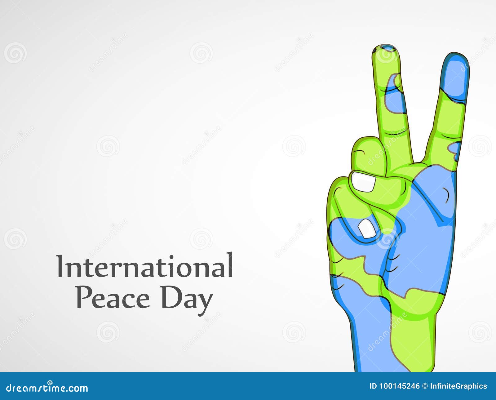 Illustration of World Peace Day Background Stock Vector - Illustration ...