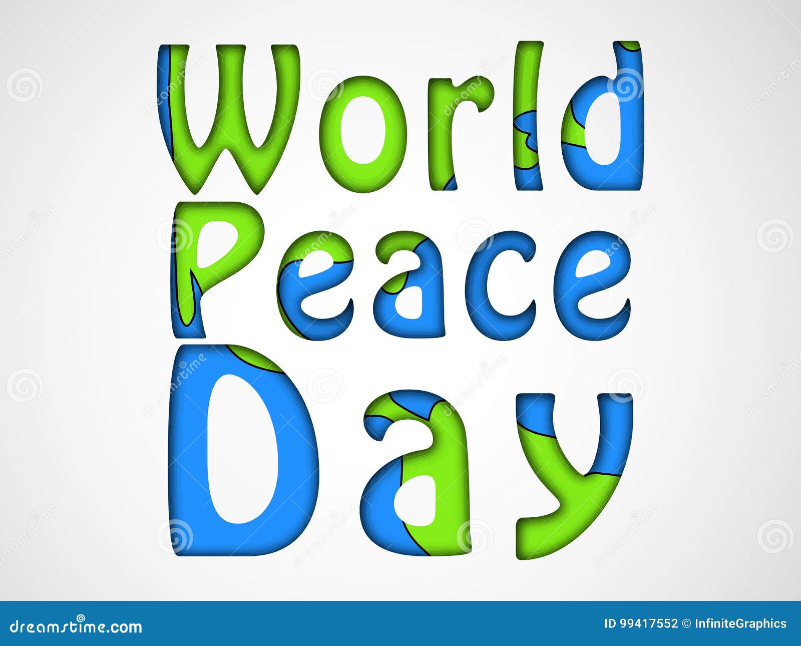 Illustration of World Peace Day Background Stock Vector - Illustration ...