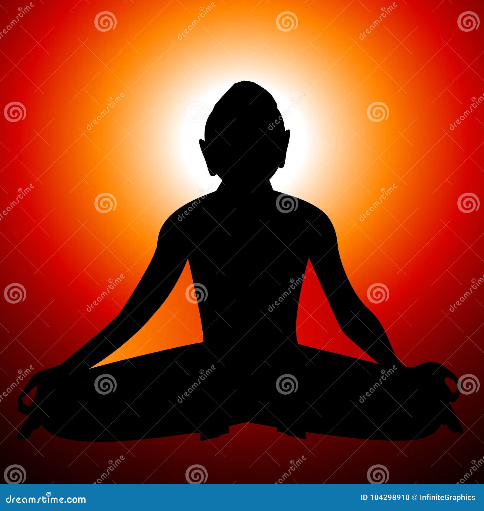 Illustration of Yoga Posture Background Stock Vector - Illustration of ...