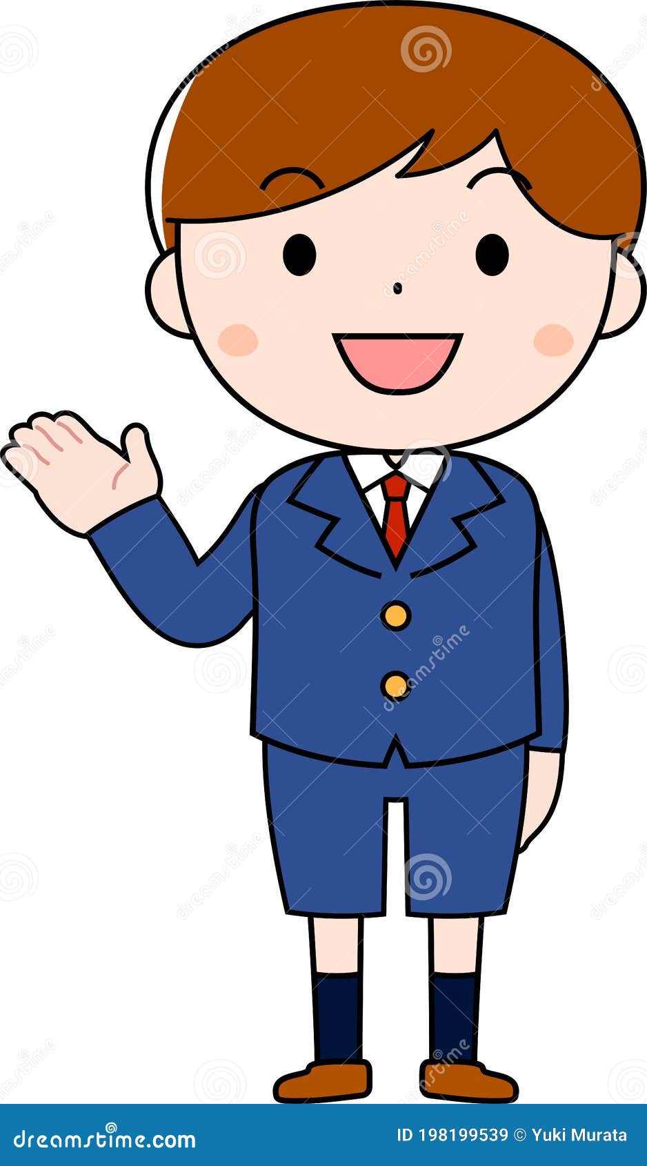 A Serious Male Student Expressing Emotion Stock Vector - Illustration ...