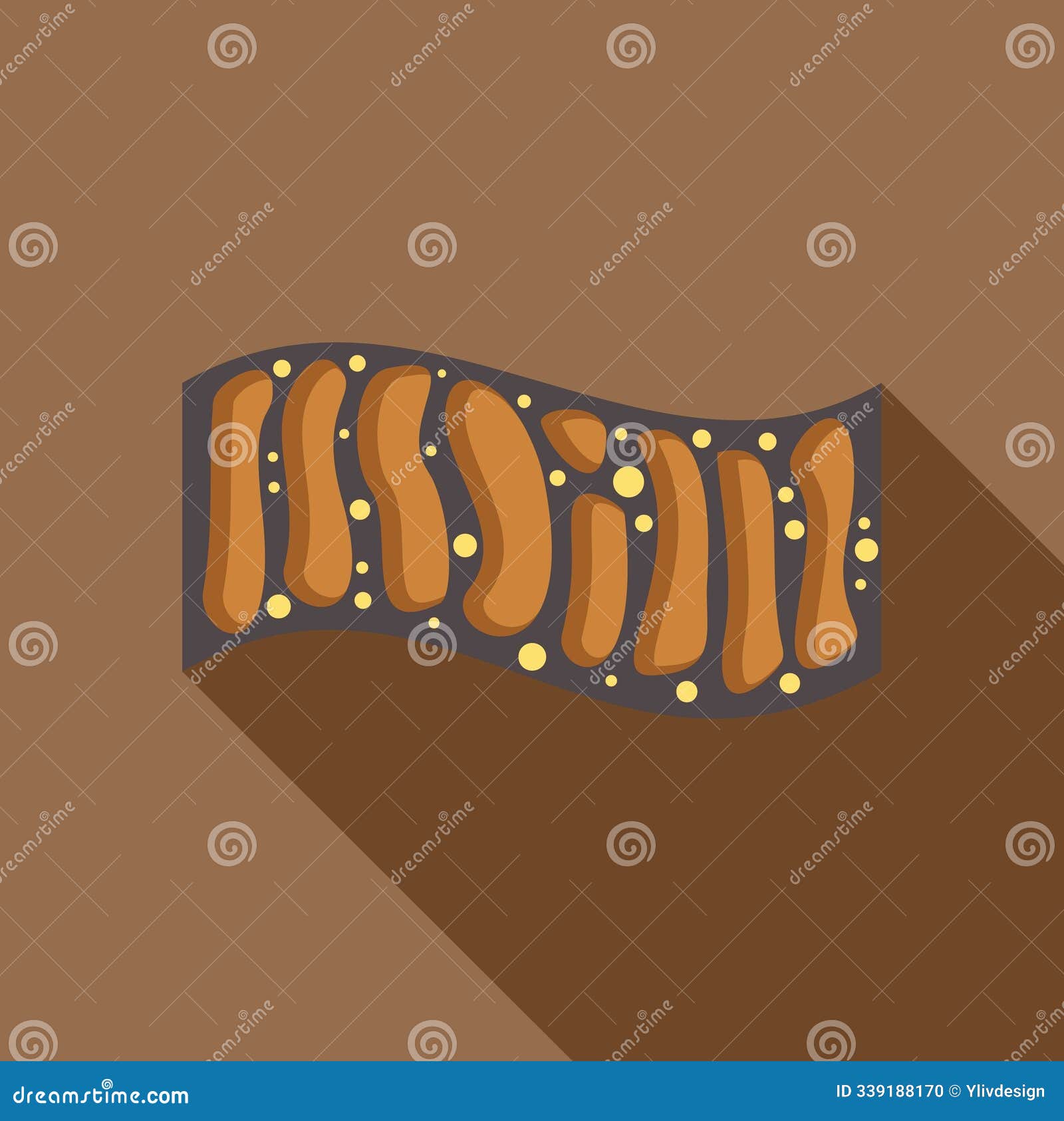 Endoplasmic Reticulum With Ribosomes Producing Proteins For Cell ...